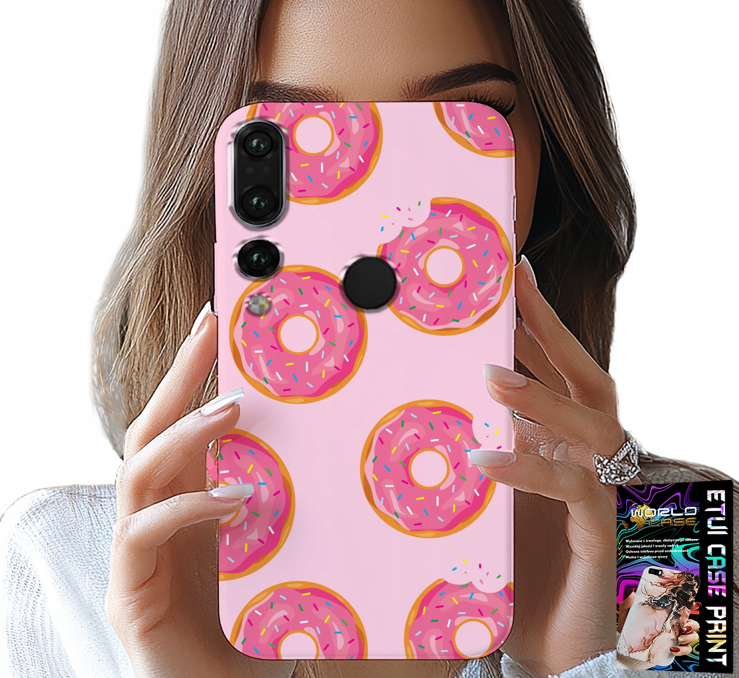 POUZDRO PRO HUAWEI P20 PRO – VZOR S KOBLIHAMI A CUKROVOU POLEVOU za 166.00CZK - Allegro