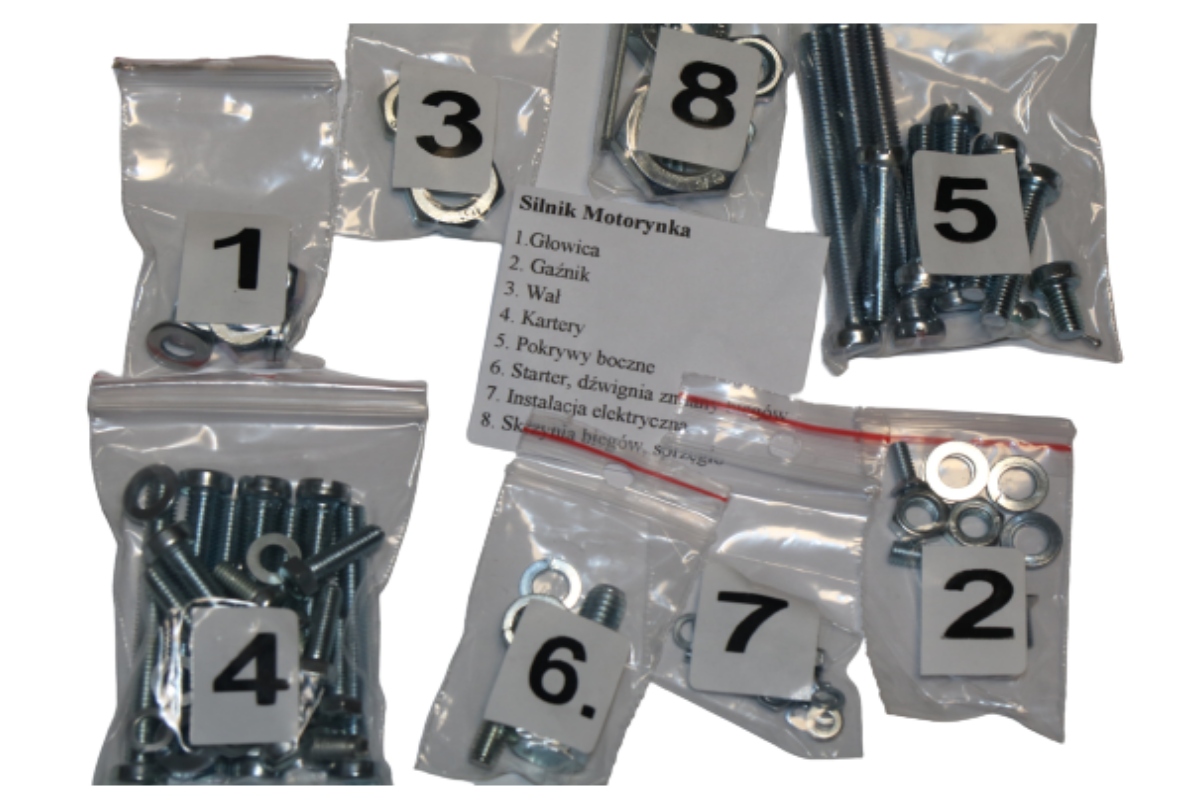 ŚRUBY ŚRUBA SILNIKA MOTORYNKA M2 M3 DOPASOWANE za 59.63PLN z Warszawa ...