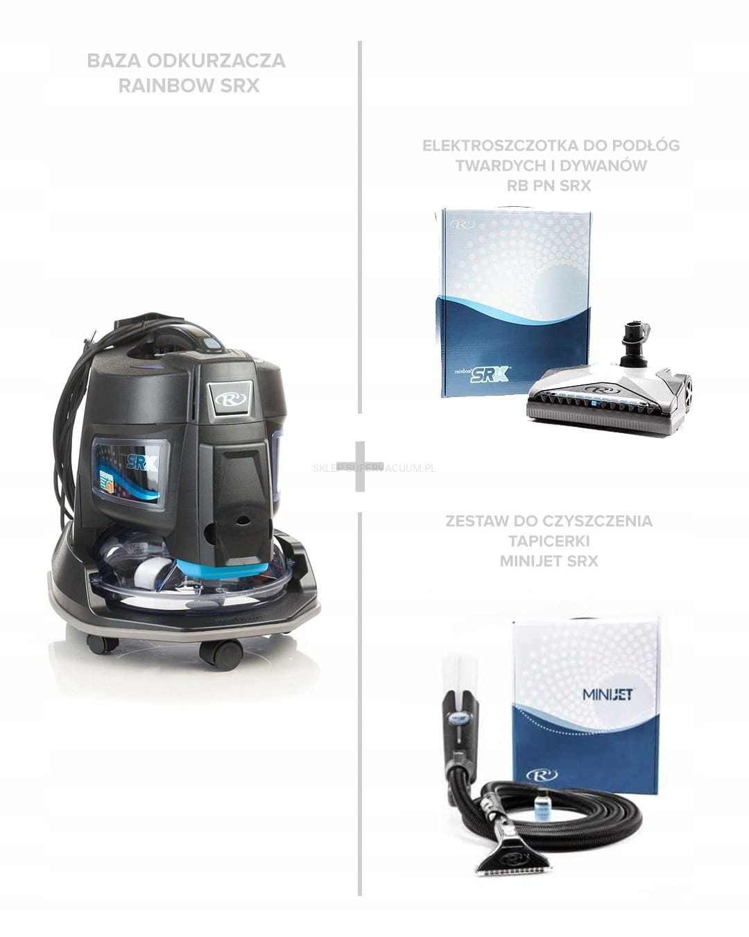 RAINBOW SRX VYSAVAČ TŘEPÍCÍ KARTÁČ A ČALOUNĚNÍ MINIJET za 81685.00CZK ...