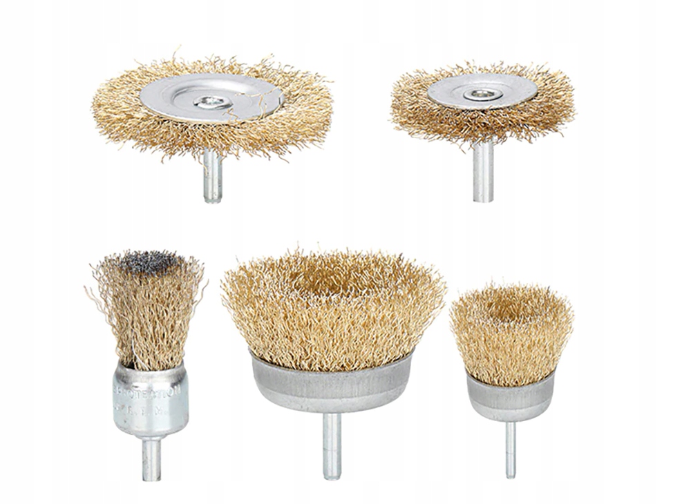 Sada drôtených kief TurboTools 5 kusov - Allegro