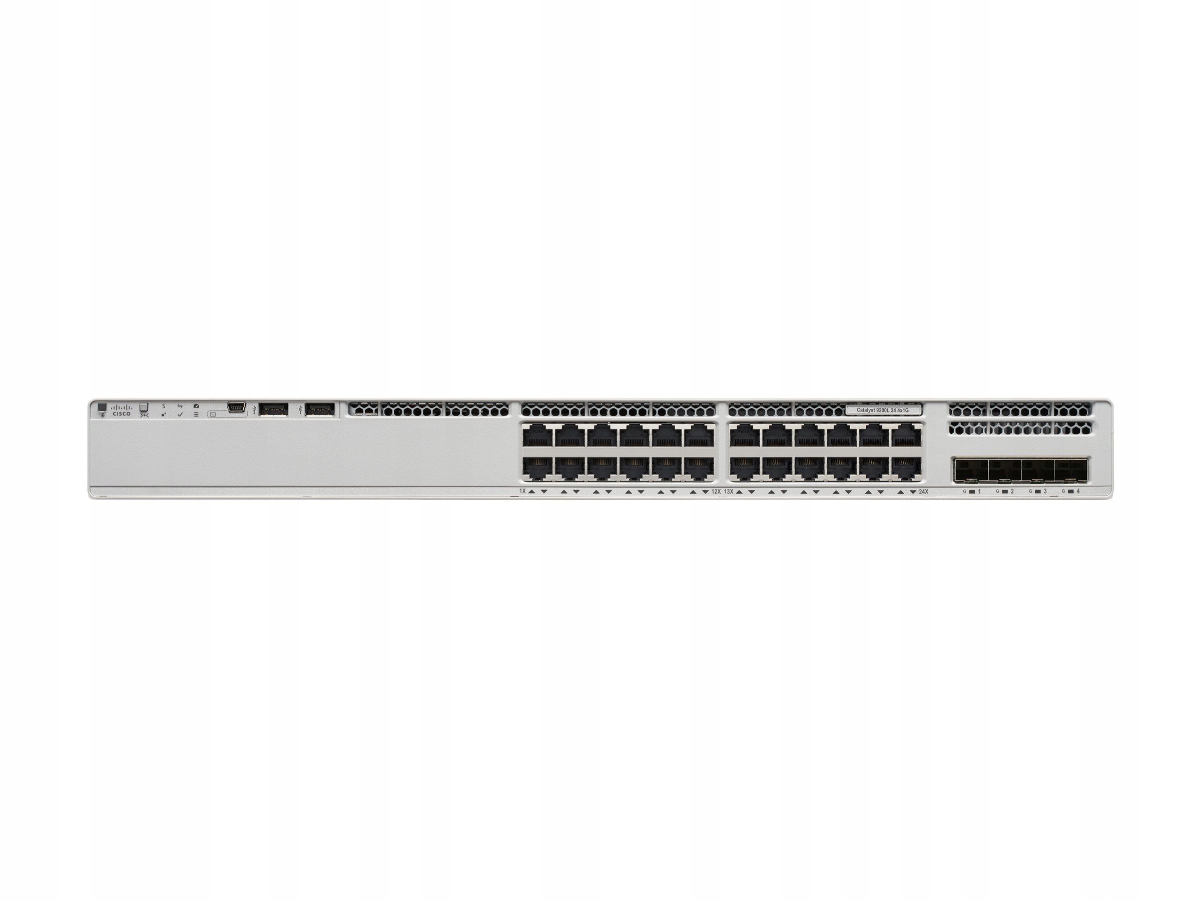 CISCO Catalyst 9200L 24-port Data 4x1G uplink Switch Network Essentials ...