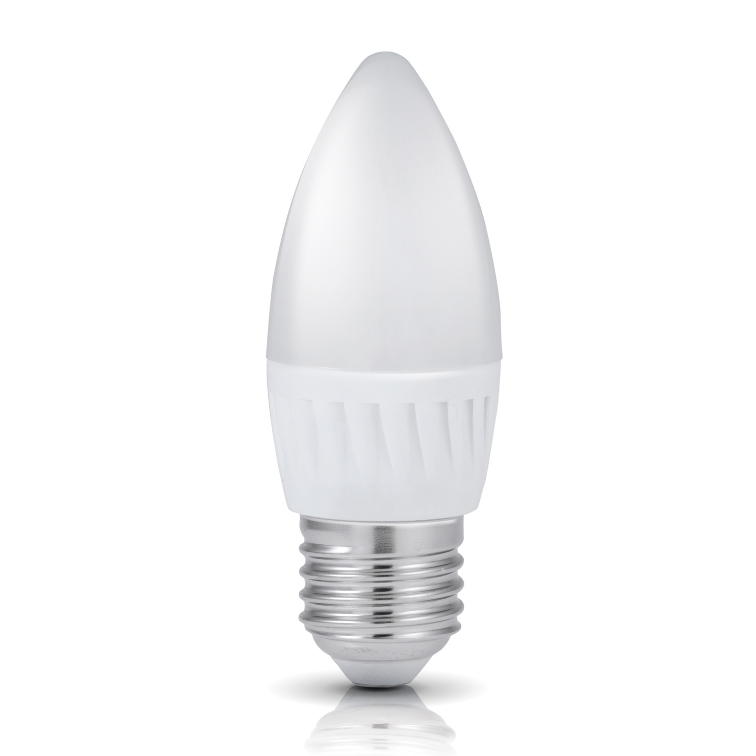 ŻARÓWKA LED ŚWIECOWA E27 9W BARWA ZIMNA BIAŁA KOBI (5902846012986 ...