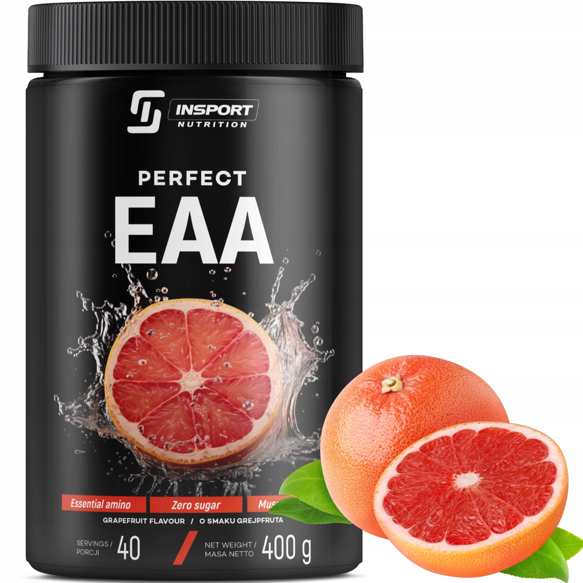 Proszek EAA Perfect Insport Nutrition 400 g grejpfrut - 5906746041459 - 14918962676 - Allegro