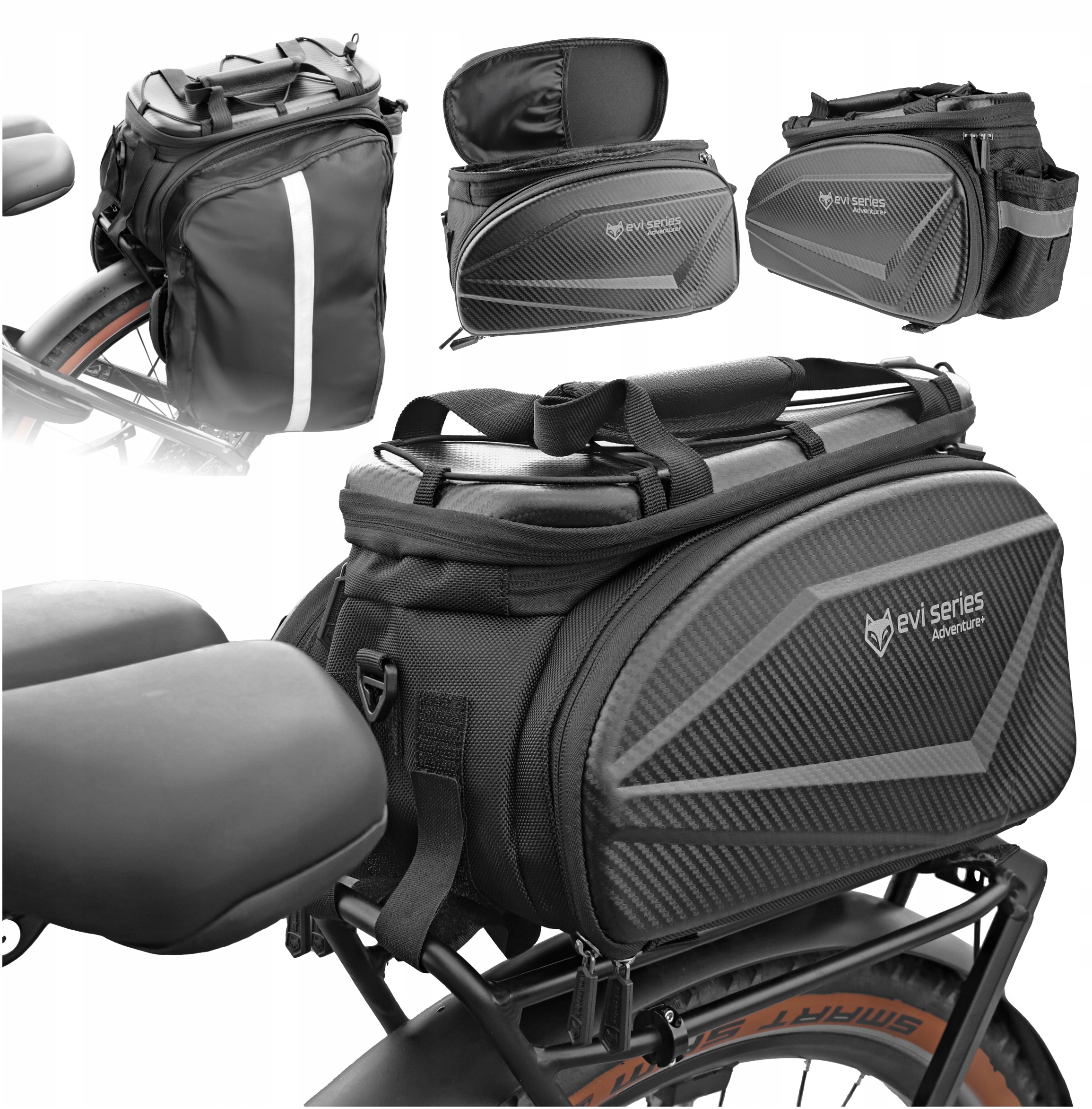 Sakwa rowerowa tylna EVI BIKE Adventure+ 35l 35l • Opinie - Allegro