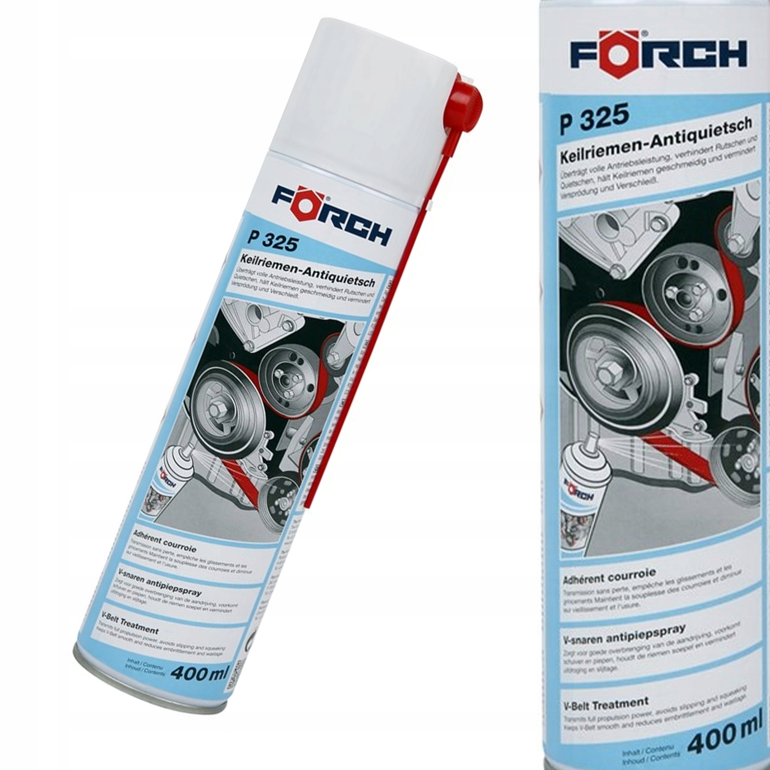 FORCH Spray do pasków klinowych P325 400ml • Cena, Opinie - Allegro