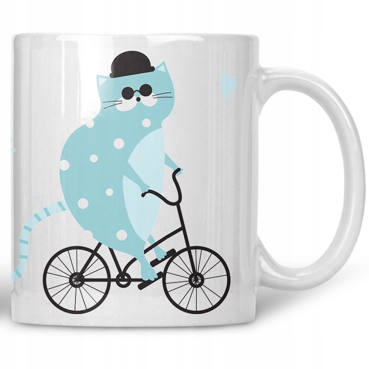 Kubek Kot na Rowerze - Niska cena na Allegro.pl
