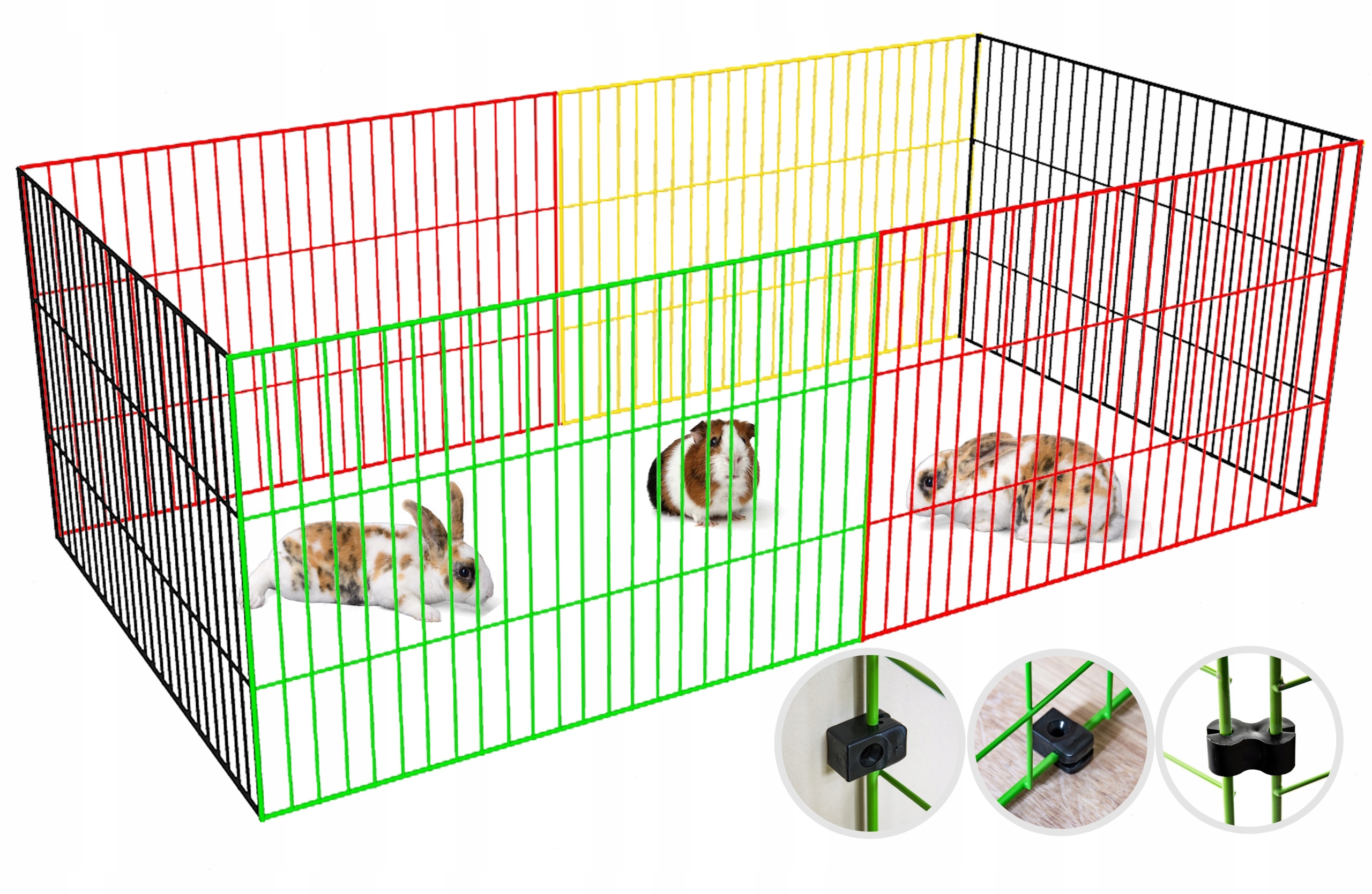 OHRÁDKA KLIETKA SKLADACÍ VÝBEH OHRADA DOMČEK PRE KRÁLIKA MORČA - Allegro