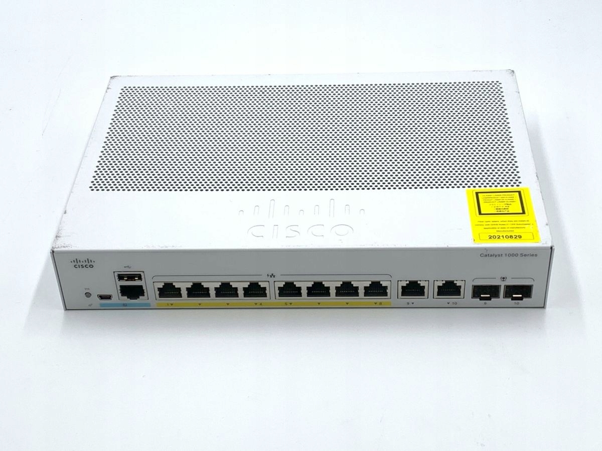 Cisco Catalyst 1000 C1000-8P-E-2G-L 8port GE, POE, Ext PS, 2x1G SFP Switch - Sklep, Opinie, Cena ...