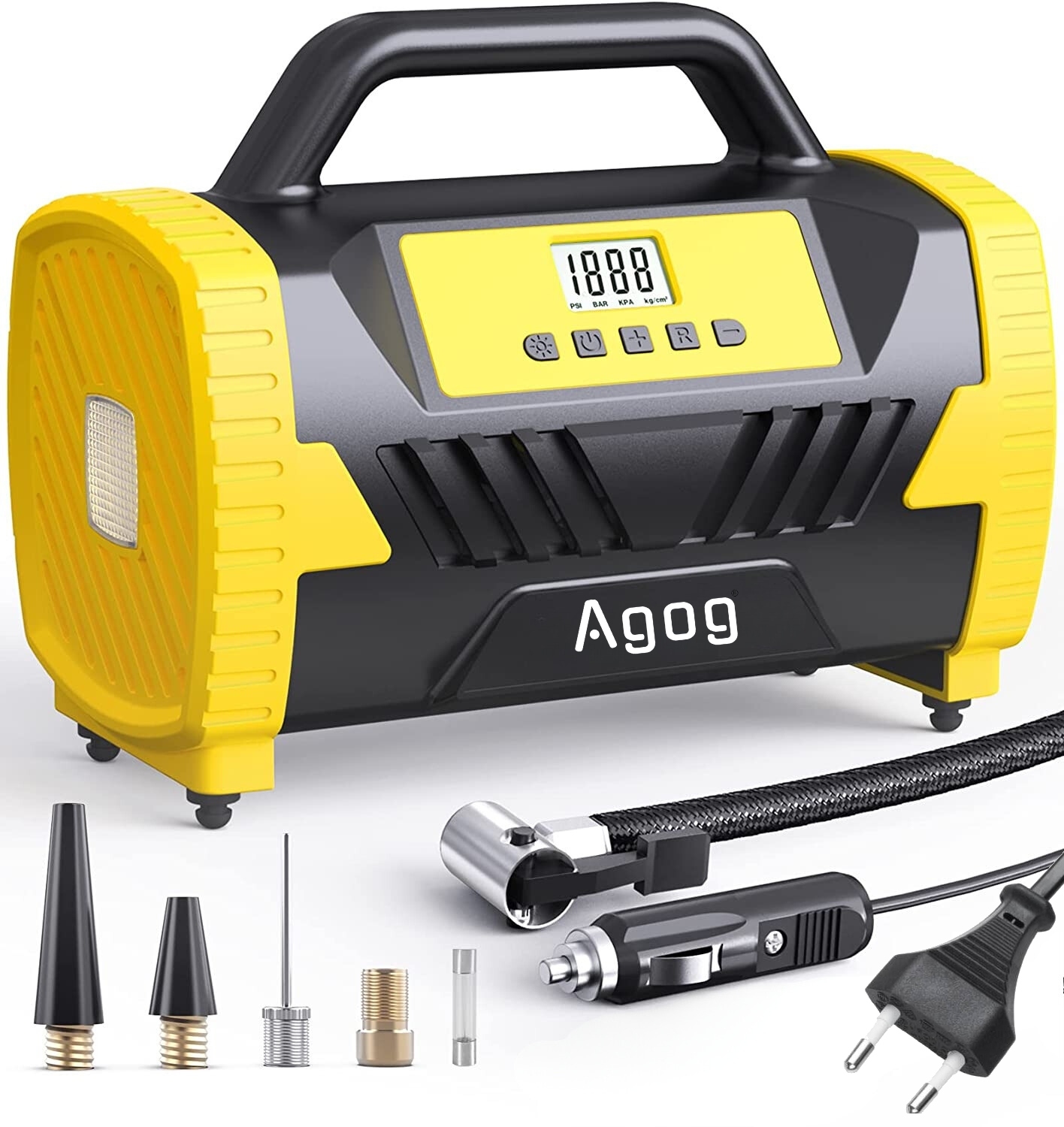 KOMPRESOR DO AUTA 12V 230V PUMPA PRENOSNÁ BEZOLEJOVÁ HQ KOMPRESOR - Allegro