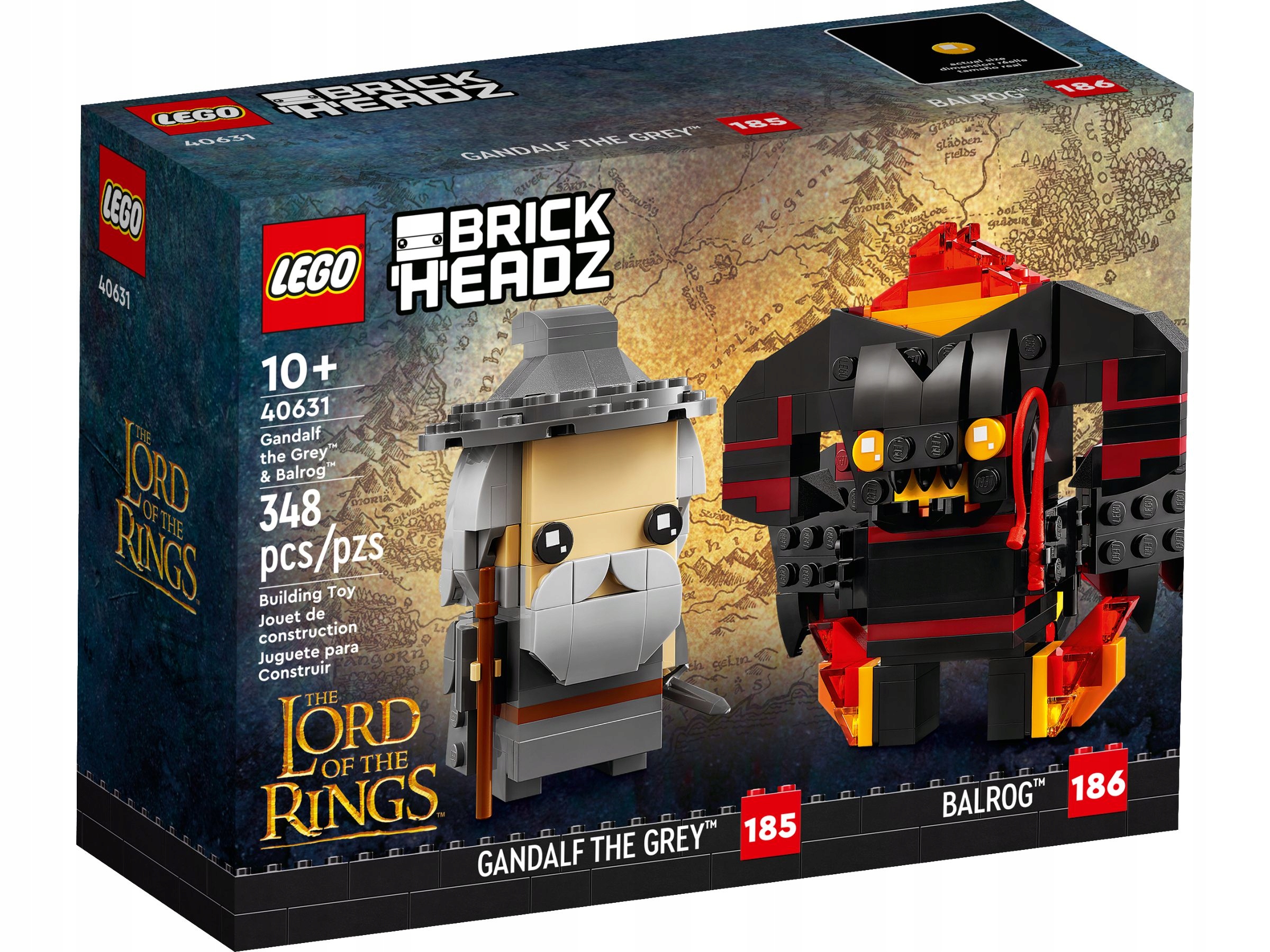 LEGO BrickHeadz 40631 Gandalf Šedý a Balrog za 1004.00CZK - Allegro