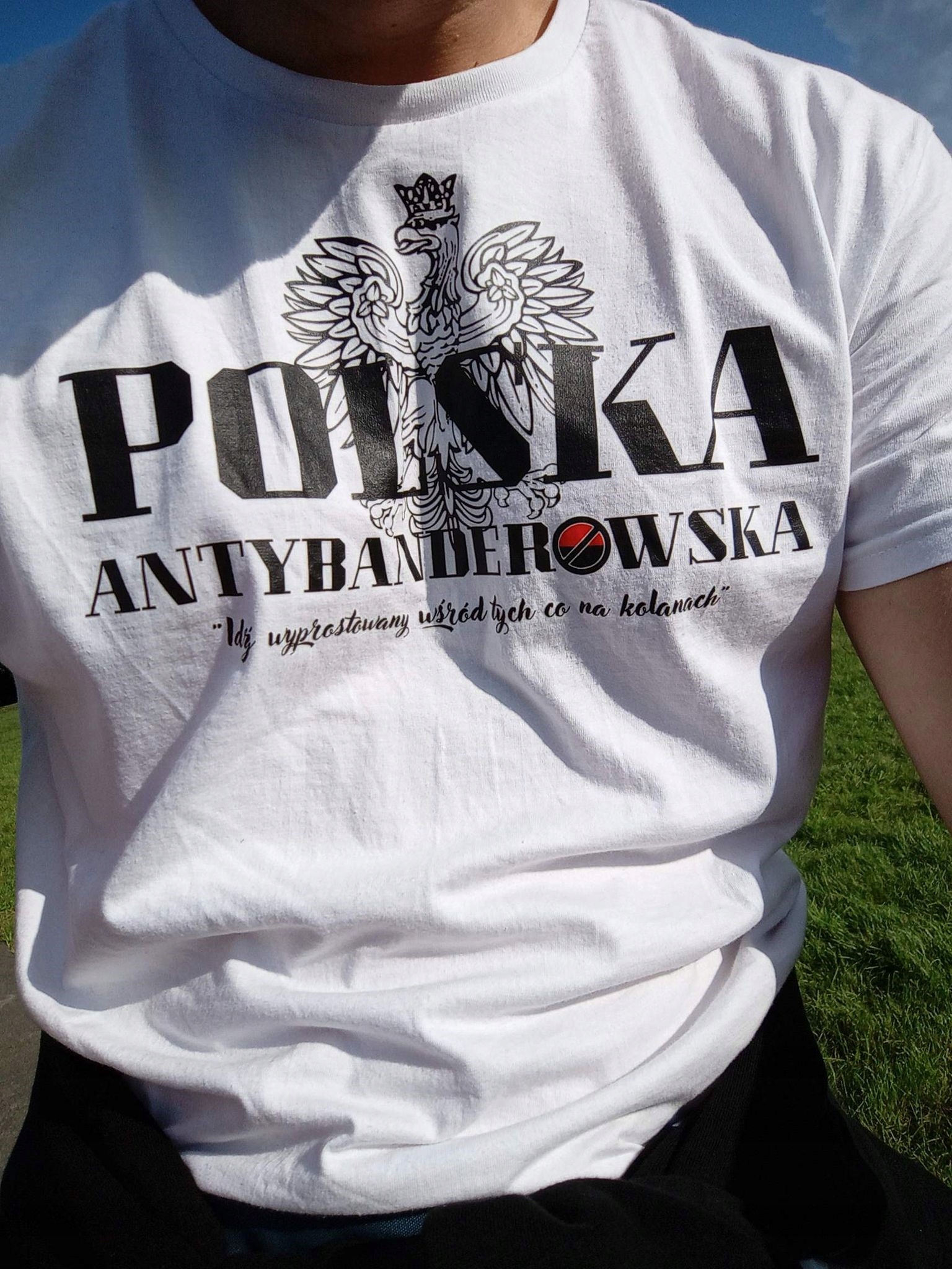 Koszulka Anty UPA Polska Antybanderowska Wołyń 15048668495 - Allegro.pl