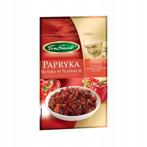 Papryka Słodka w Płatkach 15g Ten Smak (5901738511392) • Cena, Opinie ...