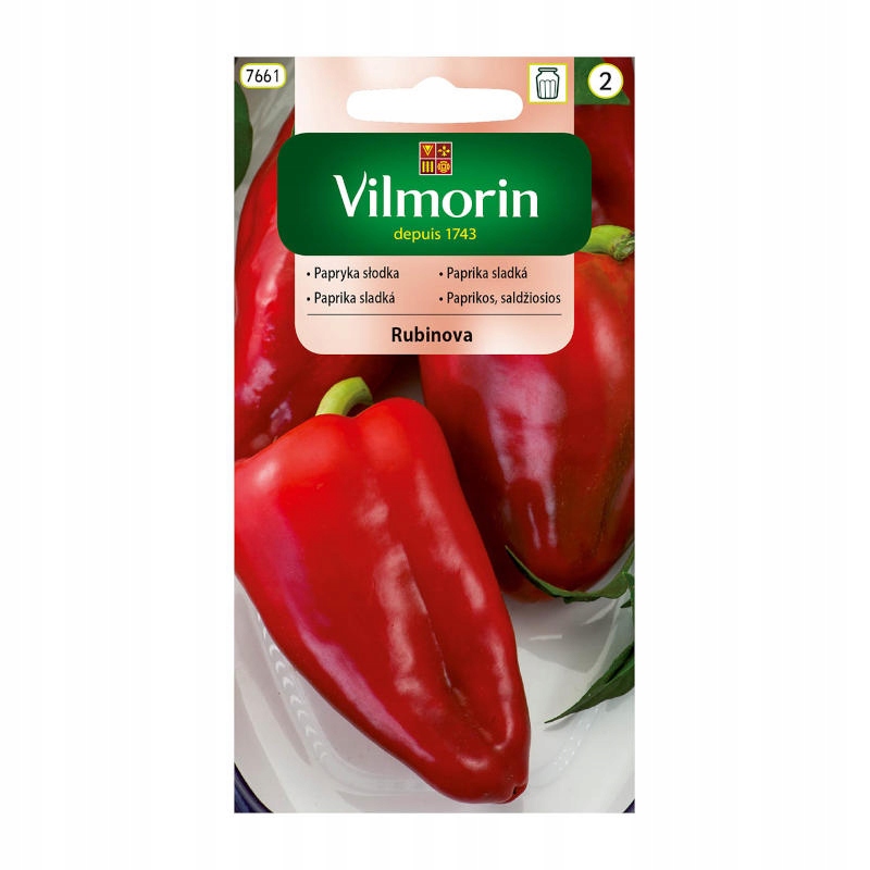 Nasiona Vilmorin Papryka rubinova 0,5 g (5907617303232) • Cena, Opinie • Warzywa 15136074702 ...