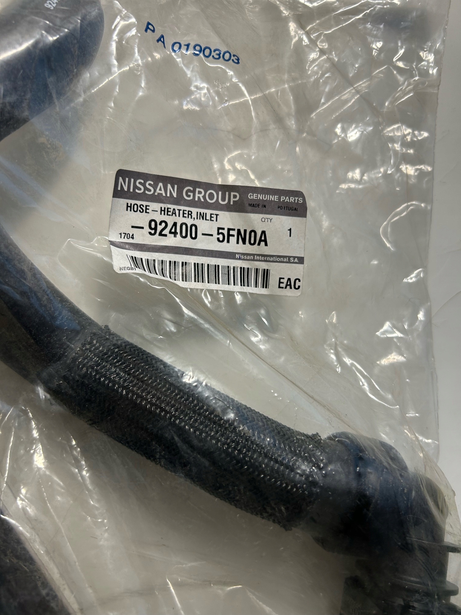 Nissan OE 92400-5FN0A przewód wąż rura wody • Cena, Opinie - Allegro