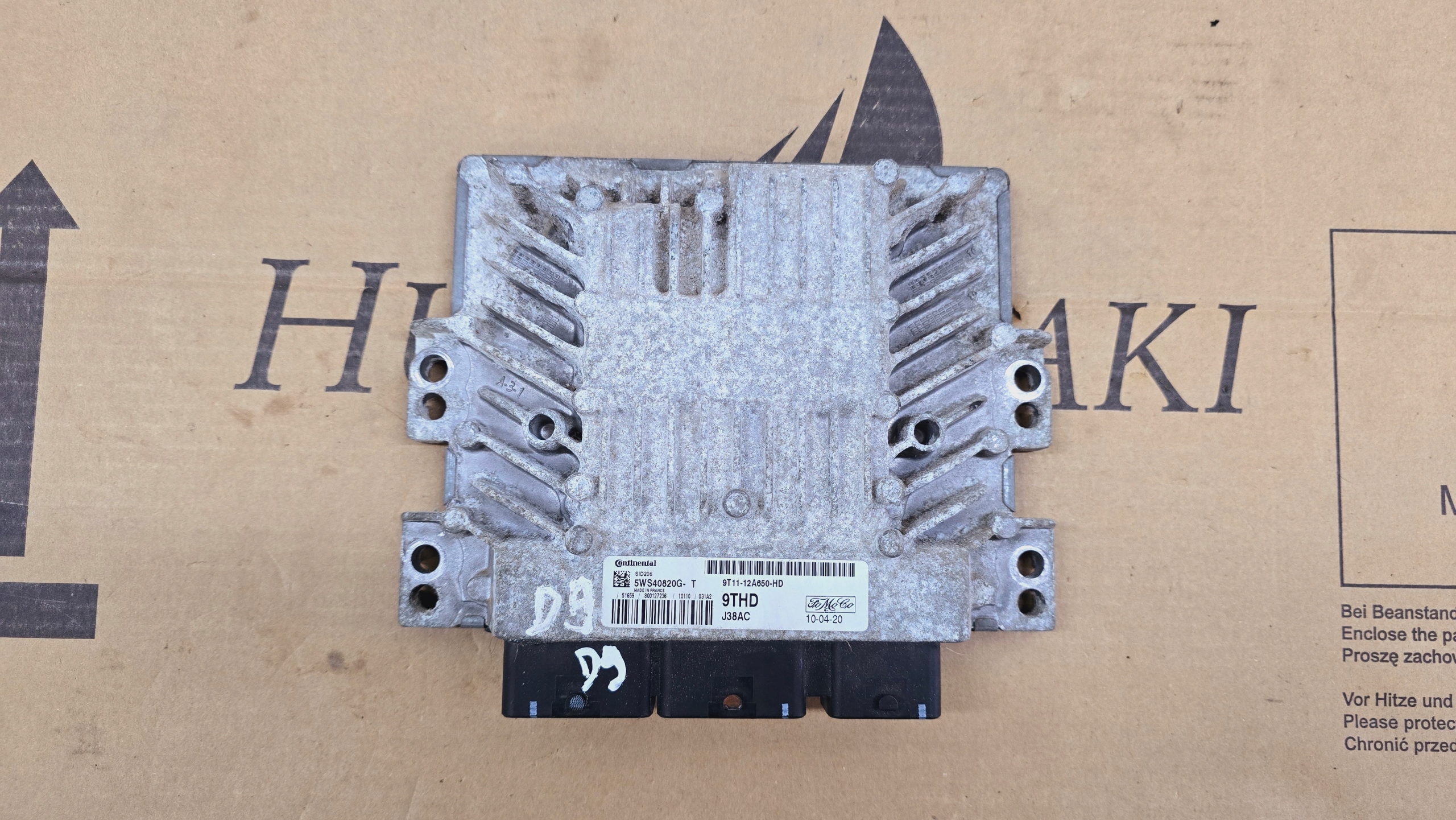 FORD TRANSIT CONNECT MK1 1.8 TDCI 2010 ROK KOMPUTER SILNIKA 9T11-12A650 ...