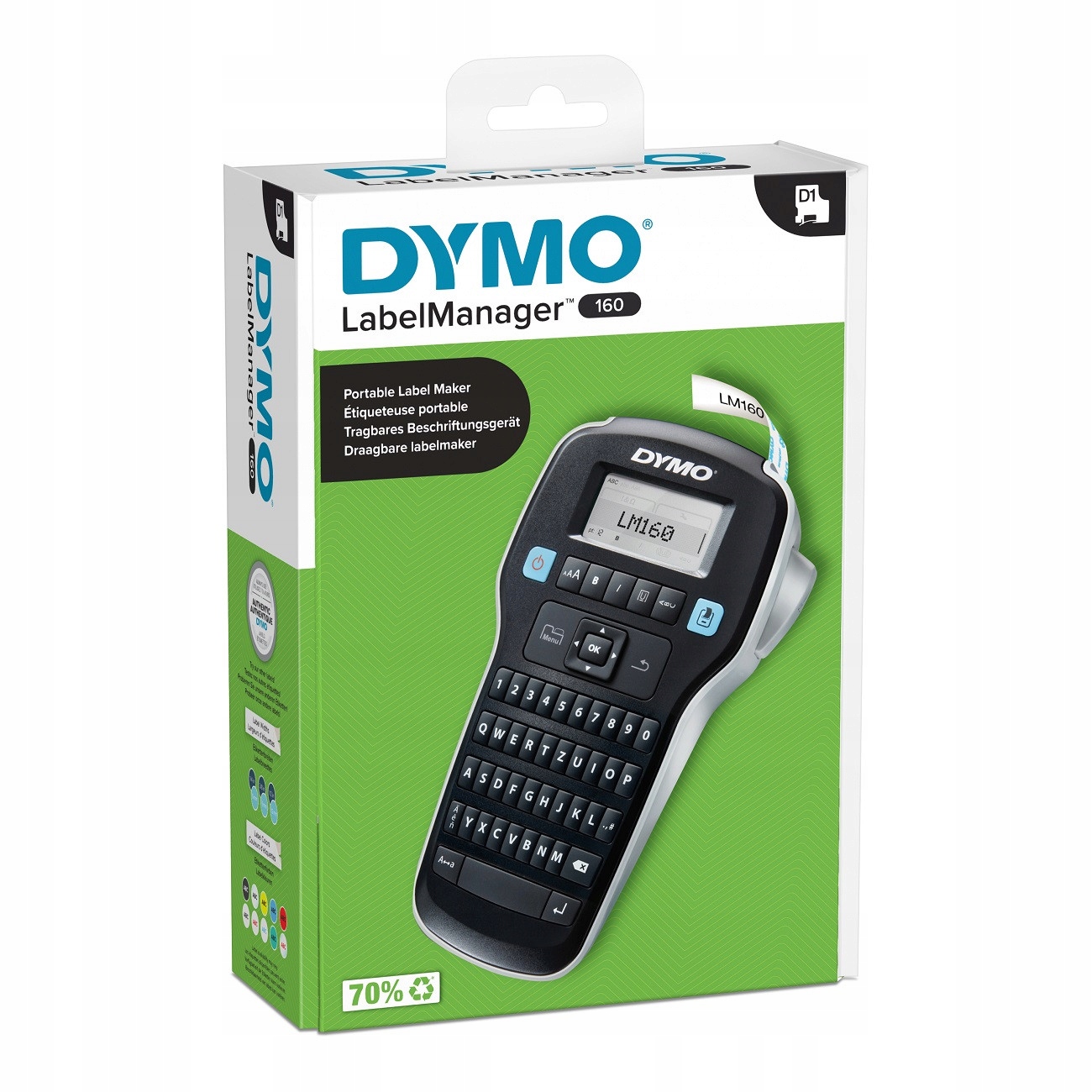 DYMO LabelManager 160 6912 mm D1-Bänder Qwertz (3026981746116) • Cena ...