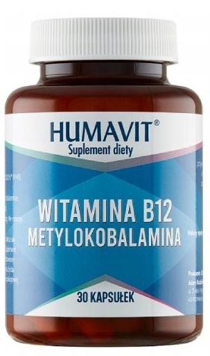 Humavit witamina B12 metylokobalamina 30 kaps (5903129300820) • Cena ...