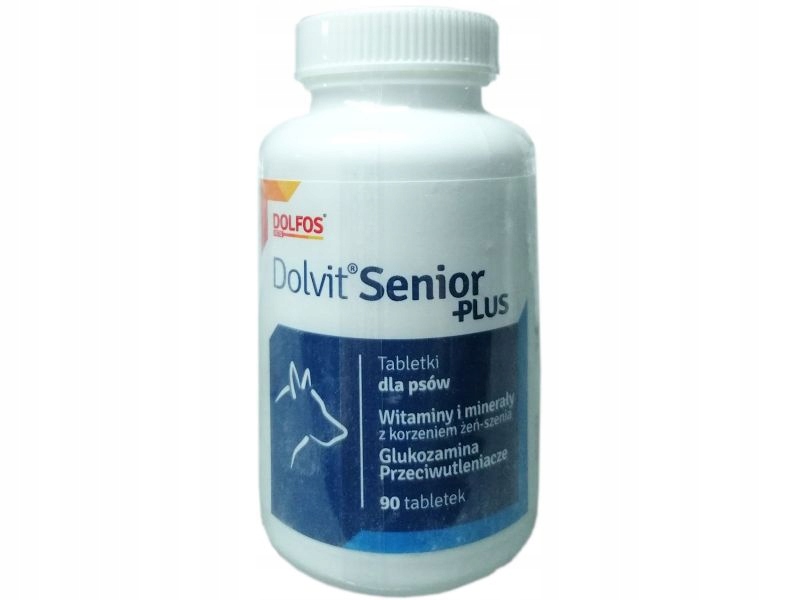 Dolfos Dolvit Senior Plus w Witaminy dla psów i kotów - Allegro.pl