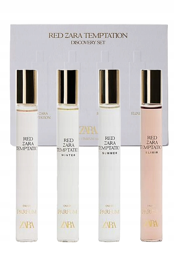ZARA RED TEMPTATION RED TEMPTATION WINTER SUMMER ELIXIR DISCOVERY 4X10 ...