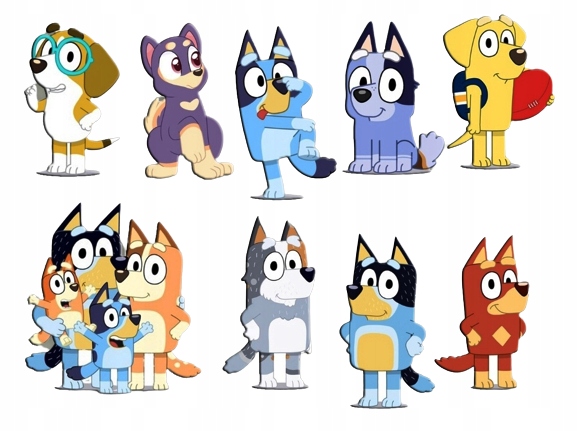 OPŁATEK NA TORT PAPIER CUKROWY BLUEY POSTACIE • Cena, Opinie ...