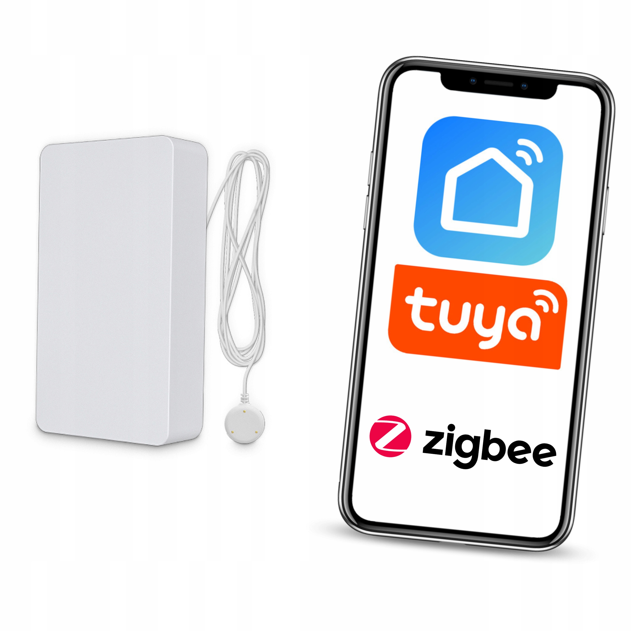 CZUJNIK ZALANIA TUYA ZIGBEE 3.0 HOMEKIT INTELIGENTNY SENSOR HOME ASSISTANT (5904496828733 ...