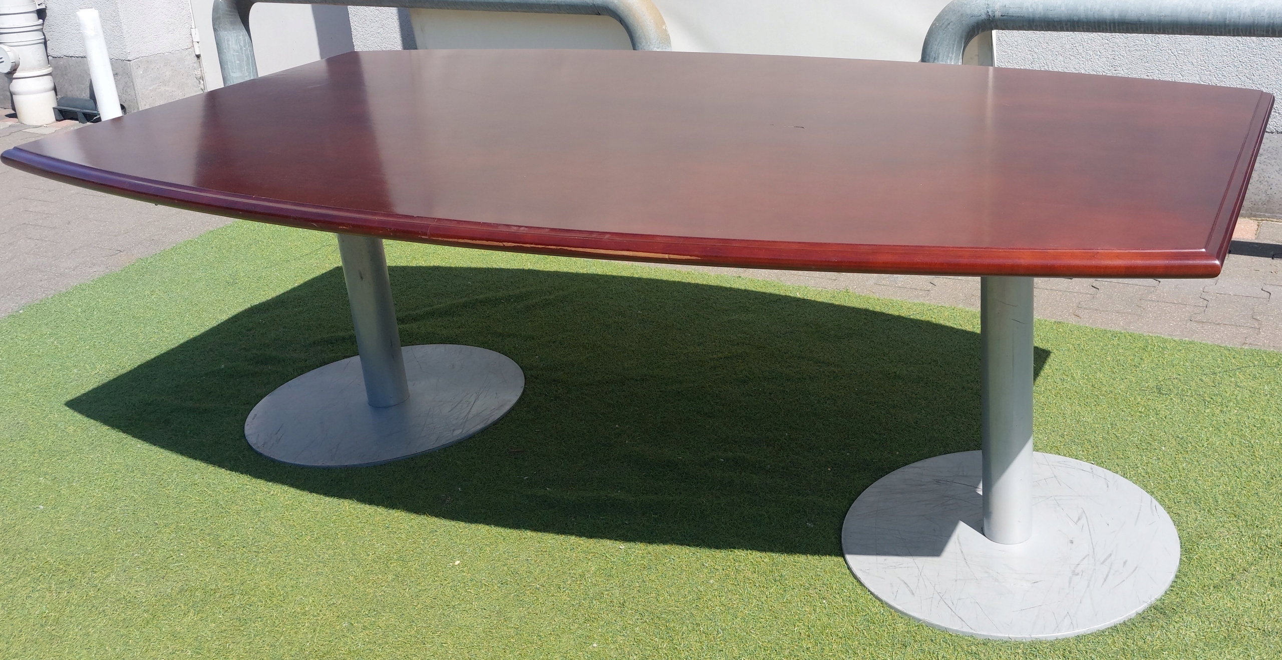 Stół konferencyjny mahoń 210x120 mocna stabilna rama (5904501920308 ...