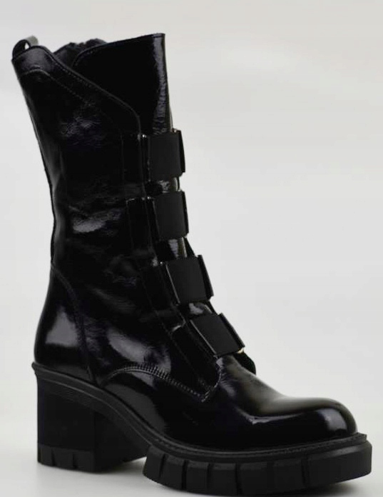 BOCCATO Botki Trzewiki Czarne Lakier 594-555 r.40 • Cena, Opinie ...