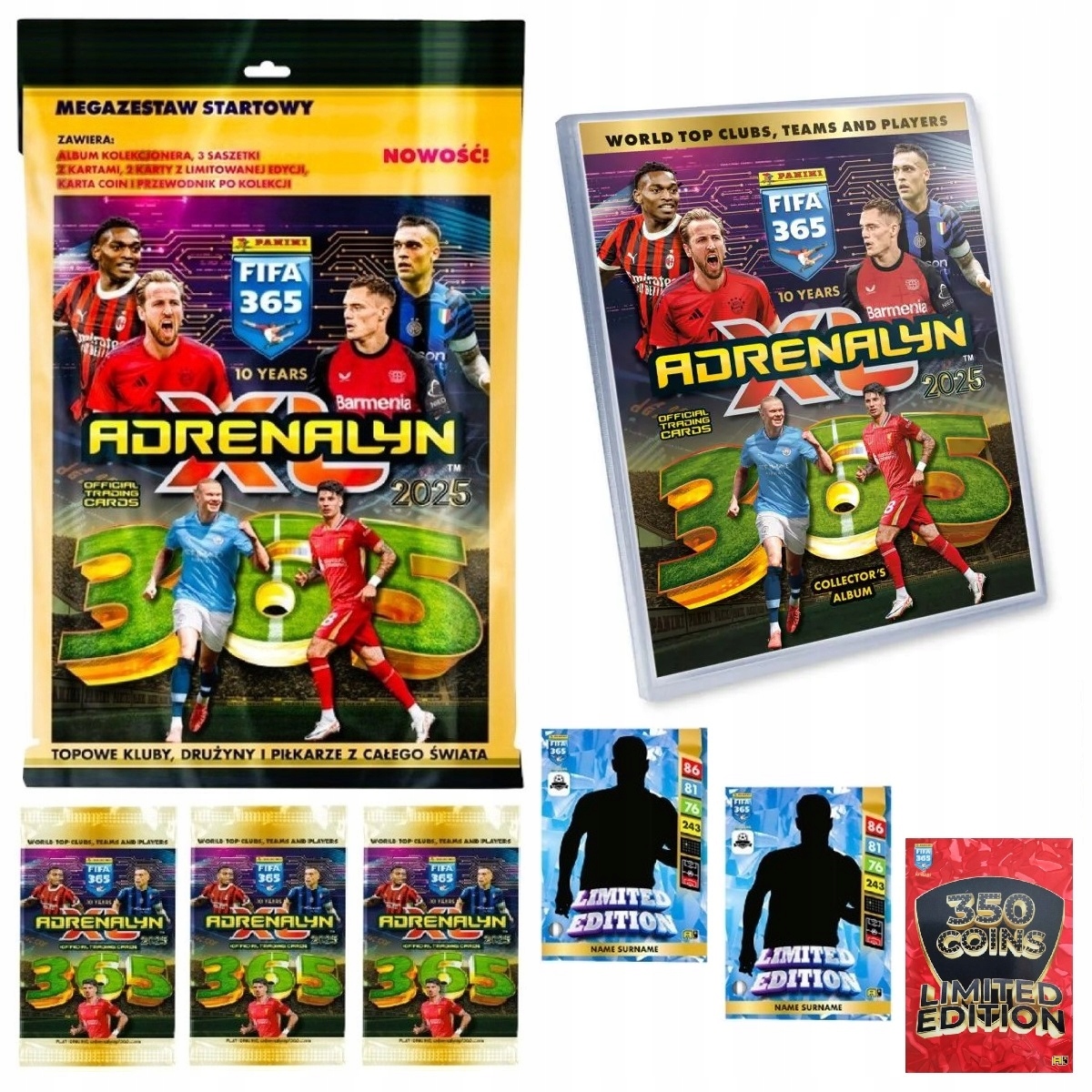 ALBUM FIFA 365 2025 PANINI MEGA ZESTAW STARTOWY KARTY PIŁKARSKIE ... ALBUM FIFA 365 2025 PANINI MEGA ZESTAW STARTOWY KARTY PIŁKARSKIE ...