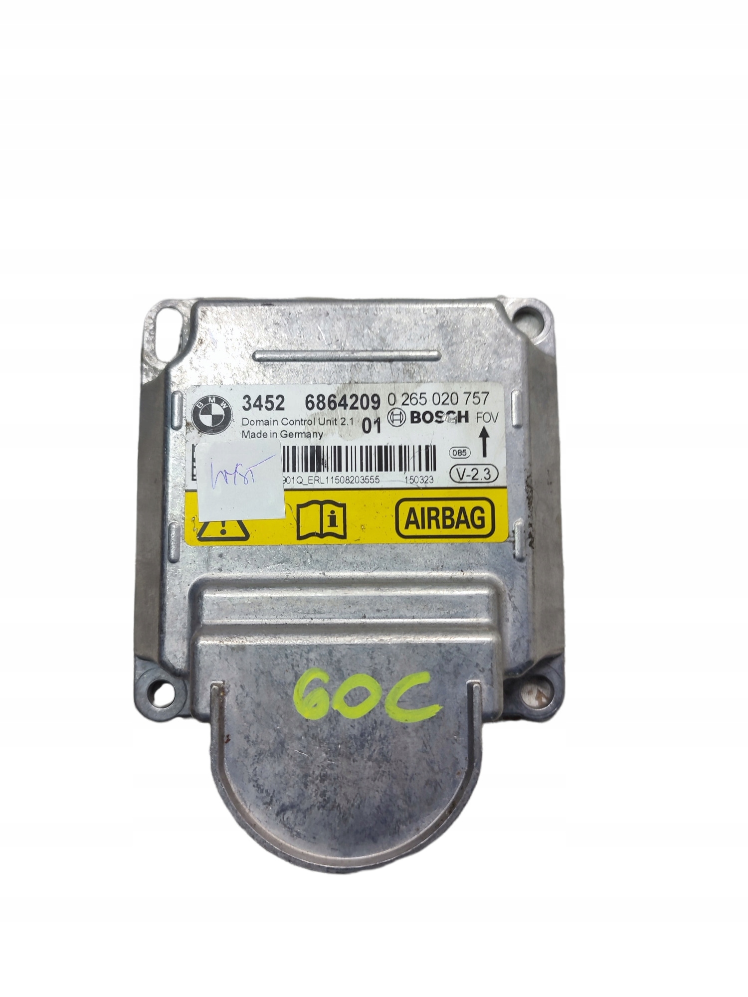 Модуль датчика подушки безпеки BMW F30 6868253 0265020578 купити на ...