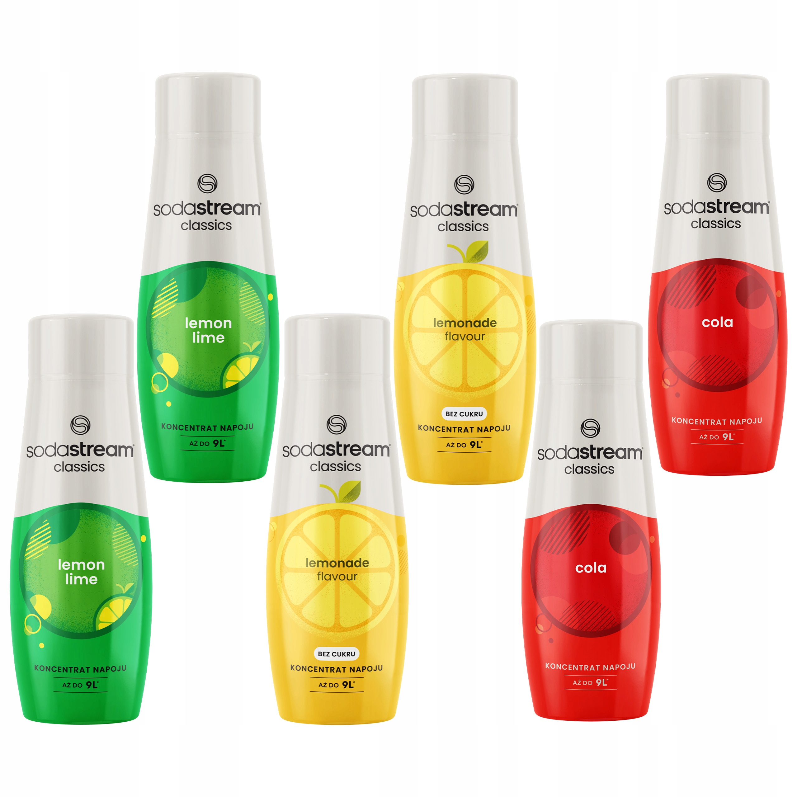 SODASTREAM Zestaw 6 syropów do wody, koncentrat (5904121132075) • Cena ...