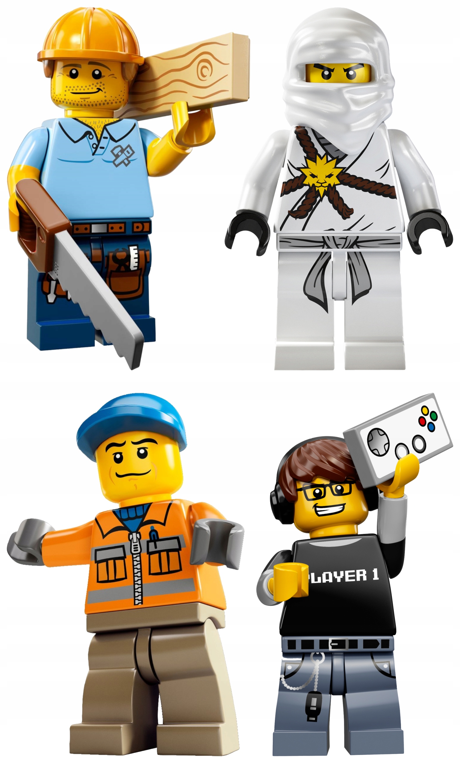 Ludzik Lego Naklejka - Niska cena na Allegro