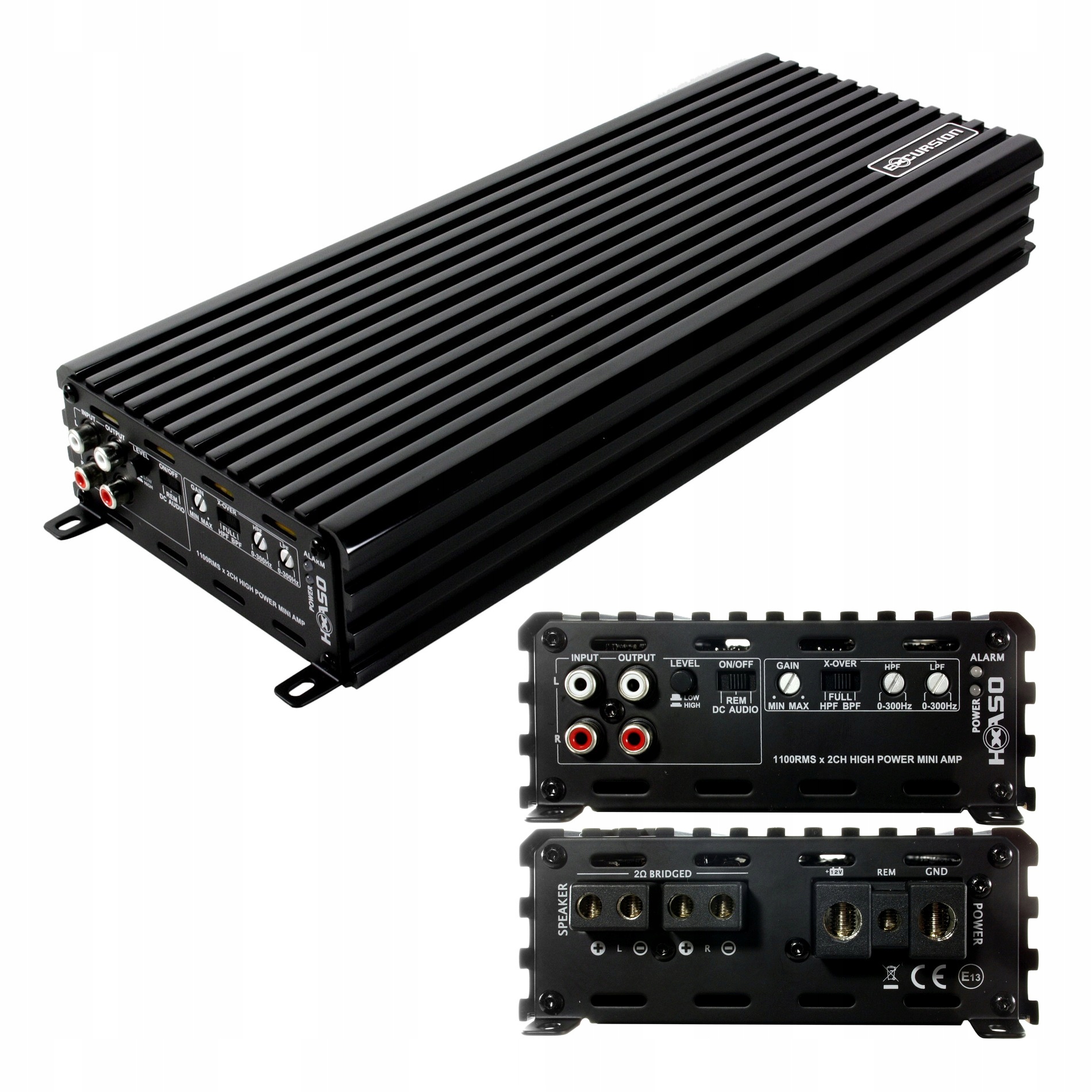 Wzmacniacz samochodowy 2-kanałowy Excursion HXA-50 2200 W - Sklep, Opinie, Cena w Allegro