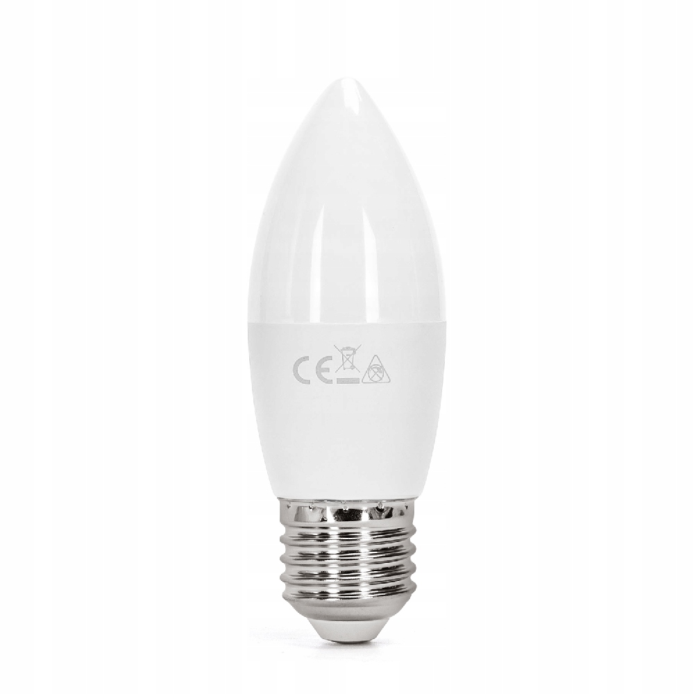 Żarówka LED E27 10W 6500K BARWA ZIMNA 935lm C37 ŚWIECZKA (8433325313081) • Cena, Opinie • Źródła ...