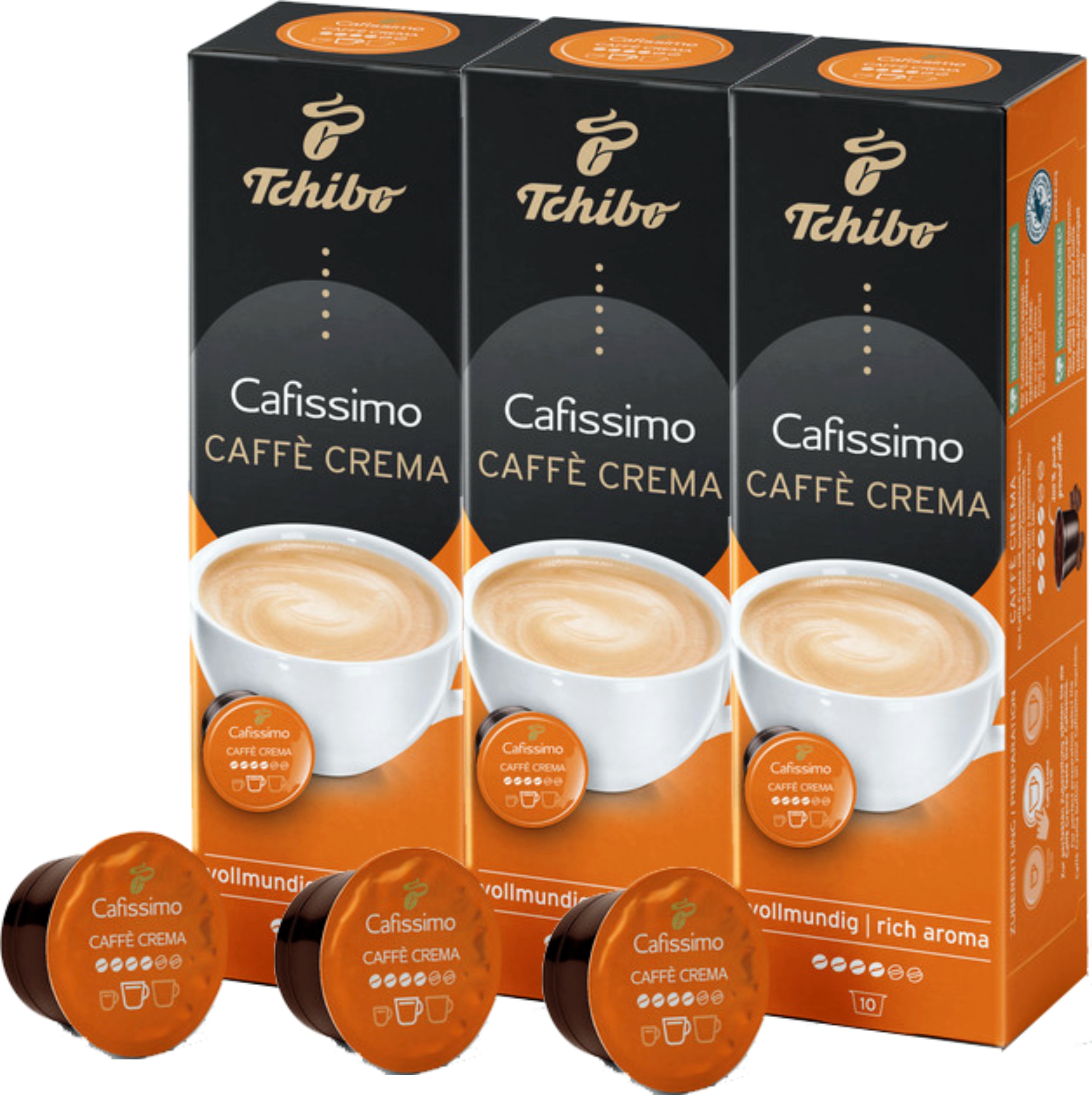 Tchibo Cafissimo Crema Rich Aroma 10x3 Kapsułek Arabika Zestaw ...