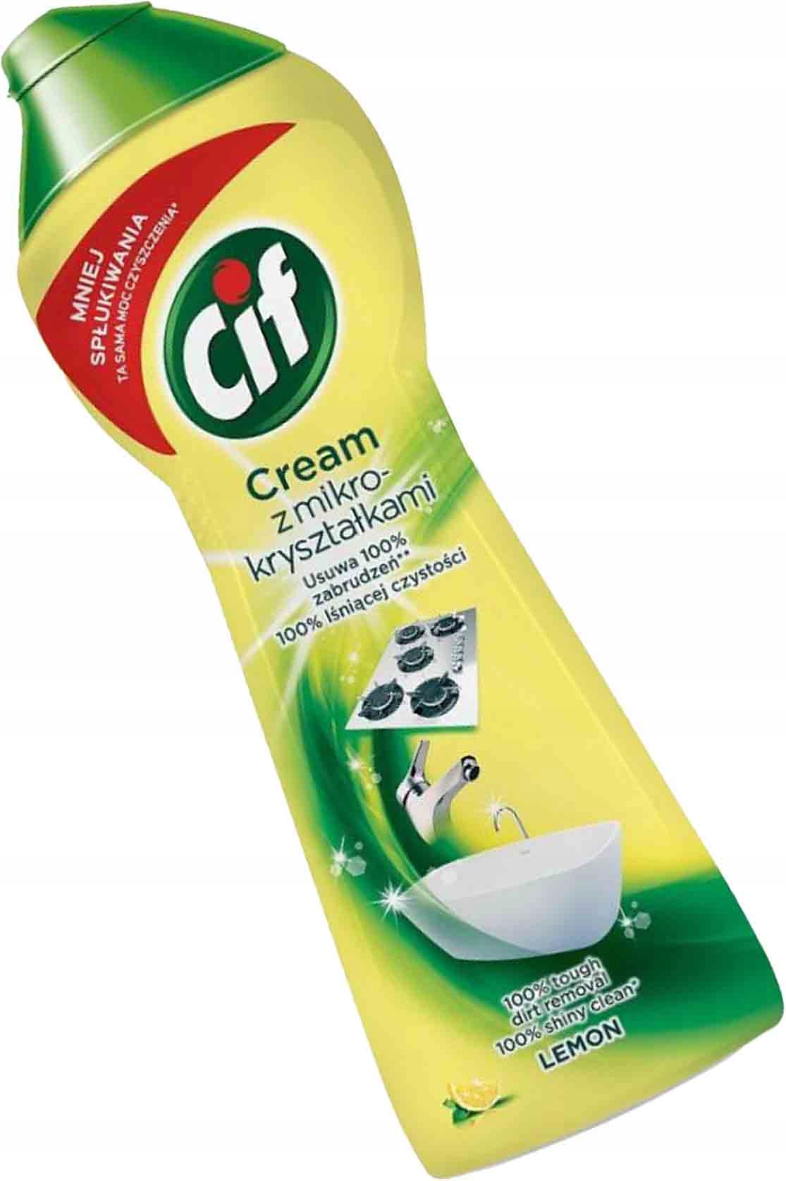 CIF MLECZKO 300 g LEMON 14041209749 - Allegro.pl