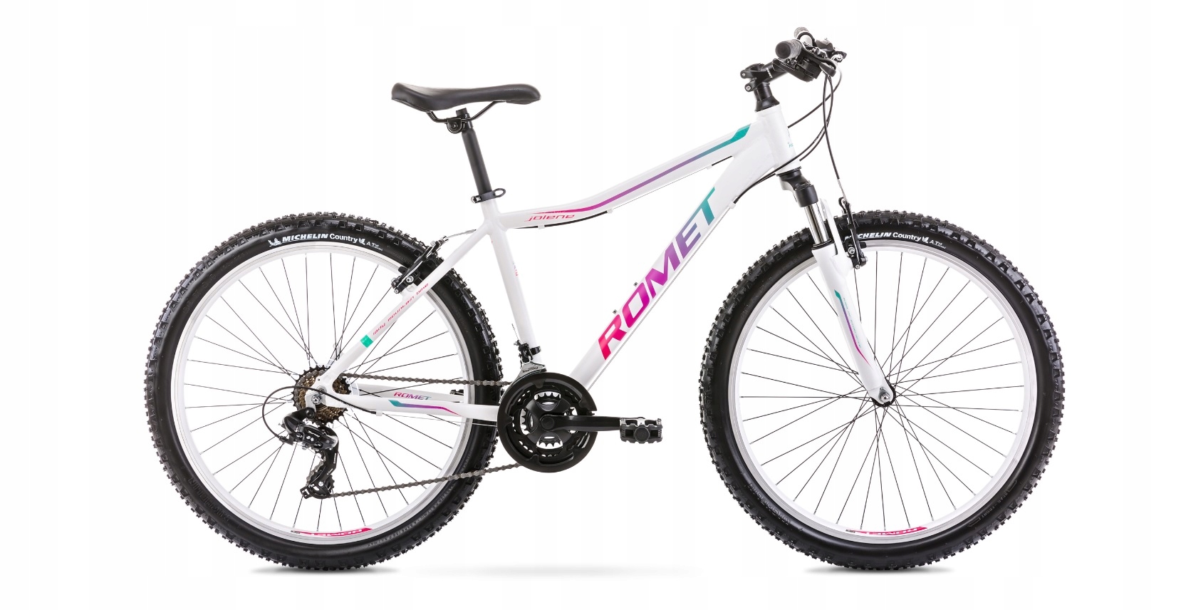 Rower MTB Romet Jolene 6.1 rama 17 cali koło 26 " biały - 5904803122653 ...