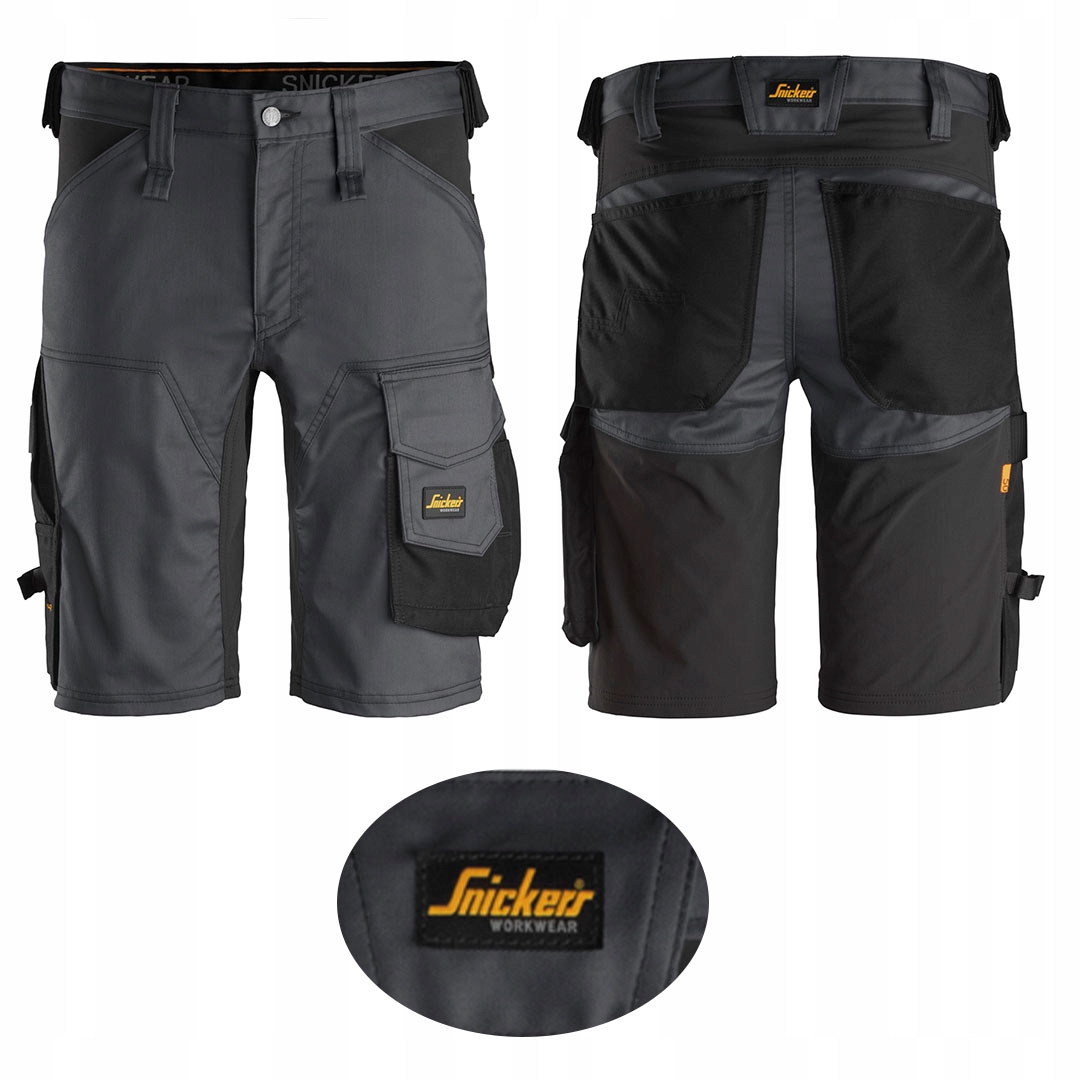 Krótkie spodenki Snickers 6143 Stretch r.54 grey (7332515289728) • Cena ...