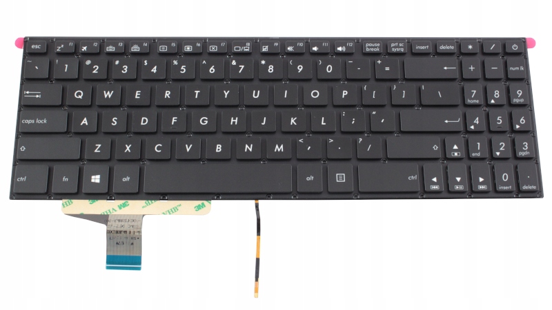 KLAWIATURA DO ASUS VIVOBOOK PRO N580 N580GD X580 / LED w Bielsko-Biała ...
