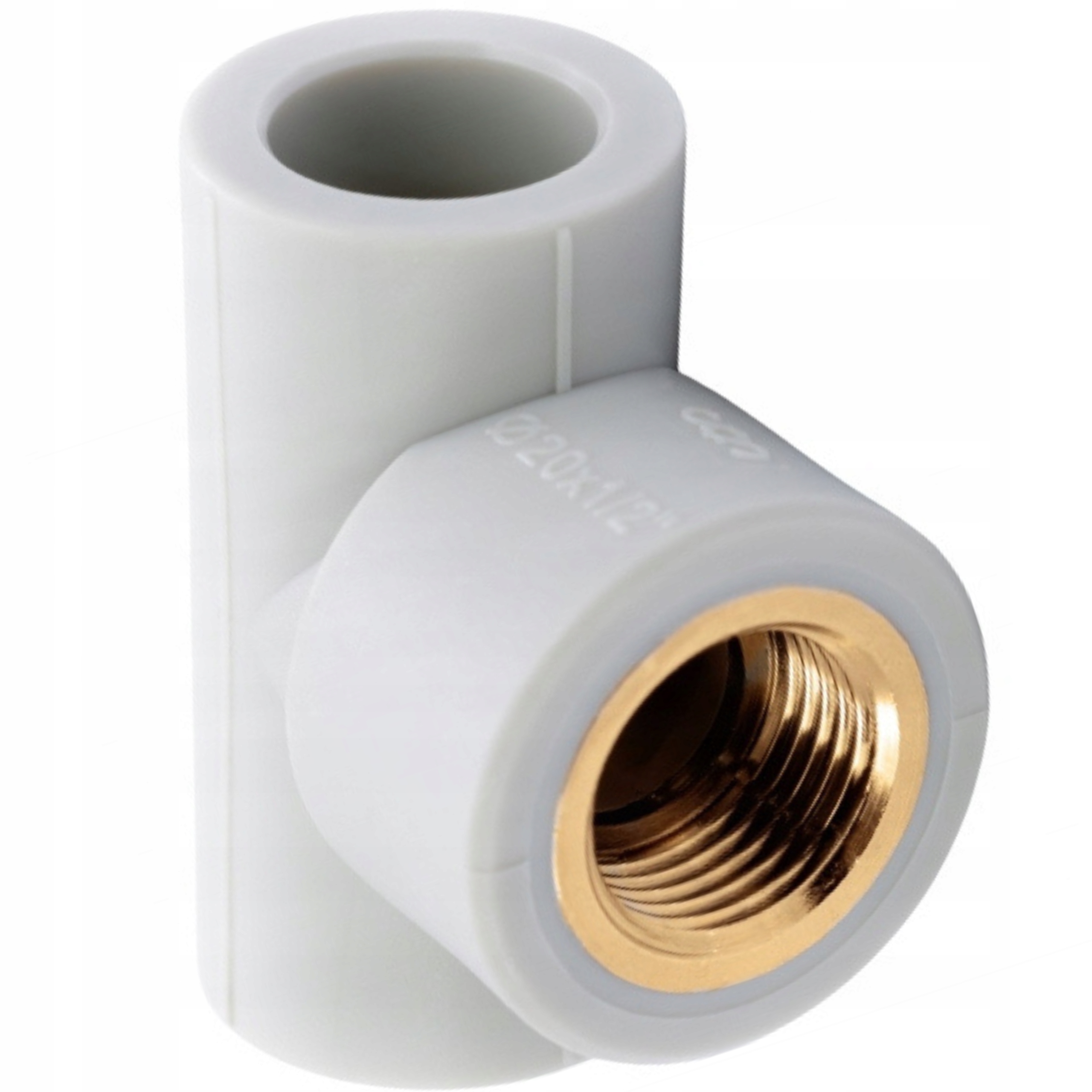 TRÓJNIK Z GWINTEM MOSIĘŻNYM 25x3/4" GW PP-R ZGRZEWANY PP POLIPROPYLEN ...