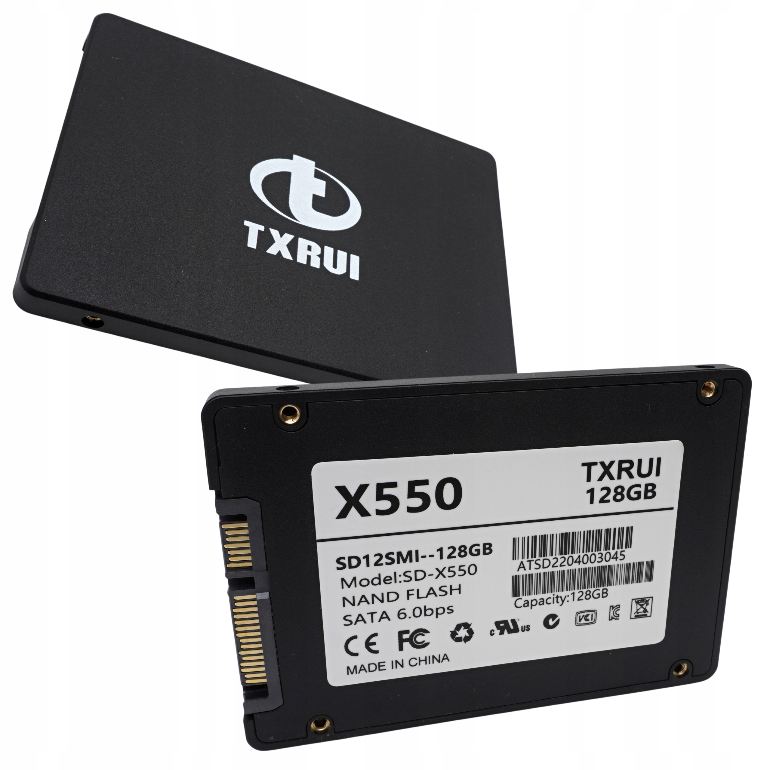 Dysk do komputera laptopa SSD TXRUI X550 128GB SATA Serial ATA 6.0Gbps ...