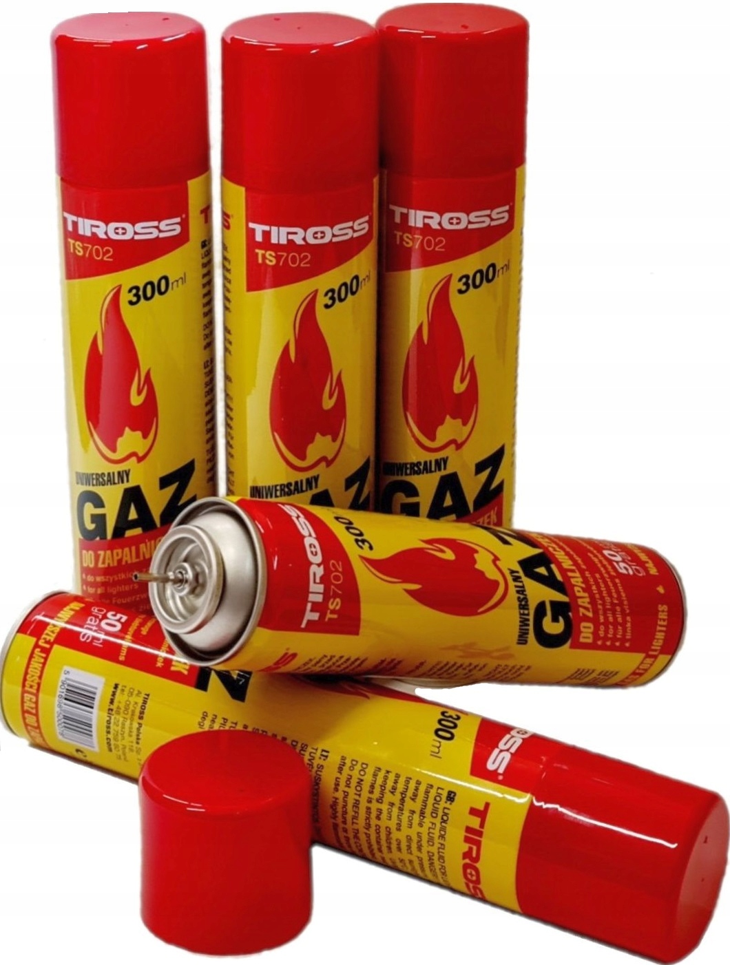 Kartusz gazowy Tiross TS702 300 ml 168 g - porównaj ceny - Allegro.pl