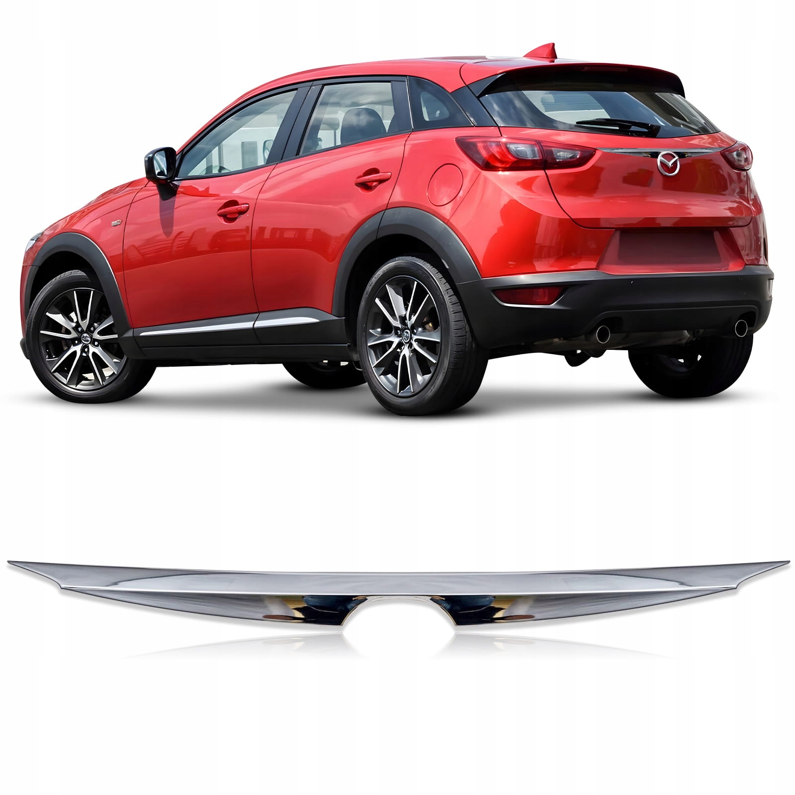 MAZDA CX-3 2015+ LISTWA KLAPY TYŁ WOKÓŁ ZNACZKA 5905226029444 za 169.99PLN z Kraków - Allegro ...