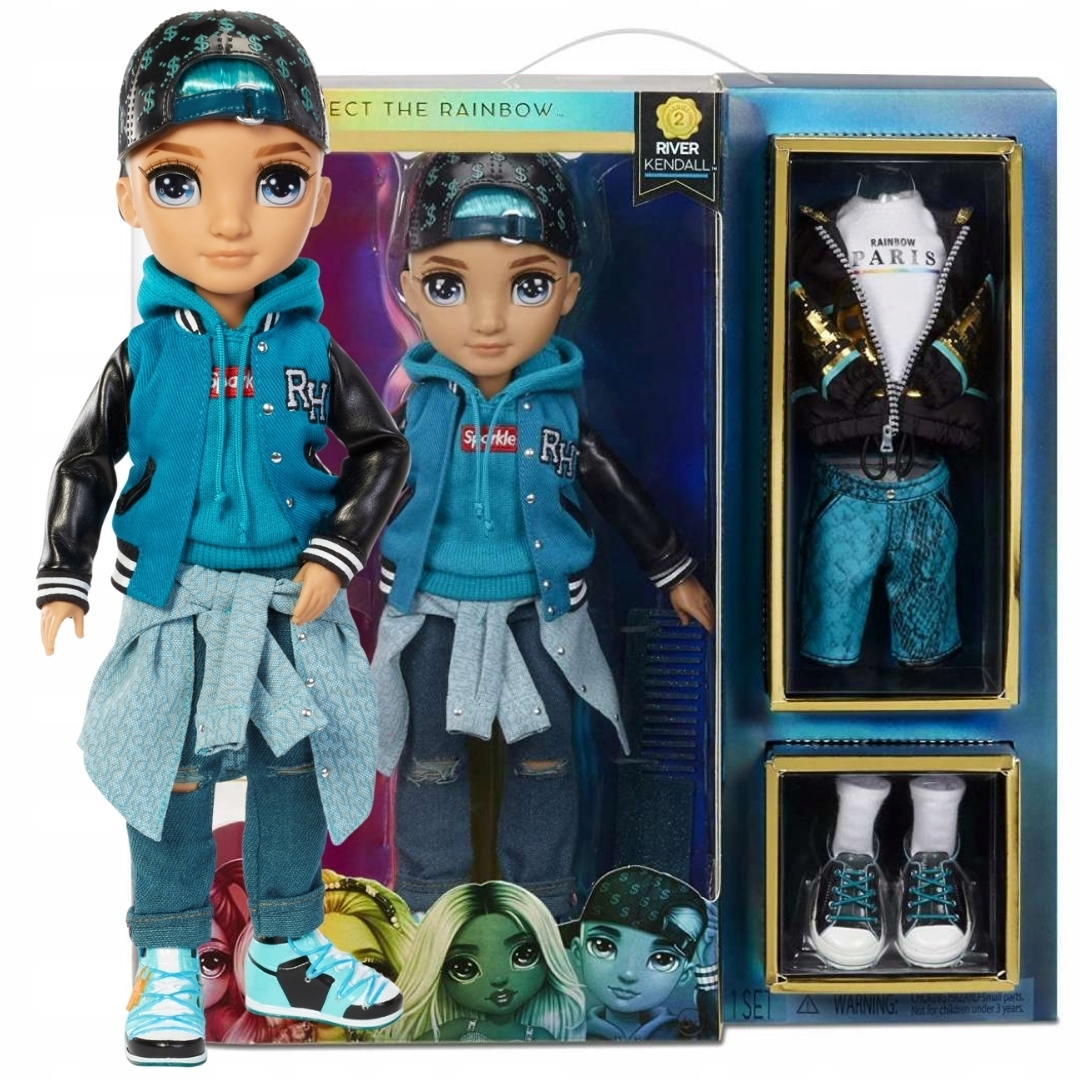 Rainbow High Fashion Lalka RIVER KENDALL CHŁOPAK 13458818205 - Allegro.pl