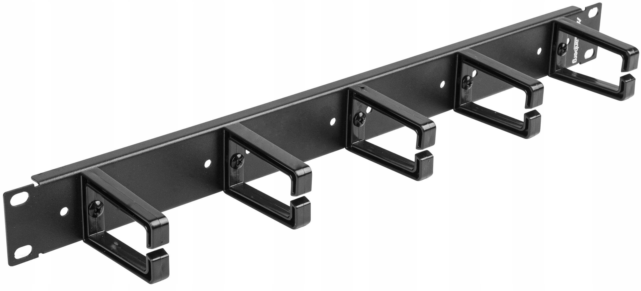 ORGANIZER KABLI ORGANIZATOR RACK 19" 1U Z UCHWYTAMI POZIOMY MODUŁOWY ...