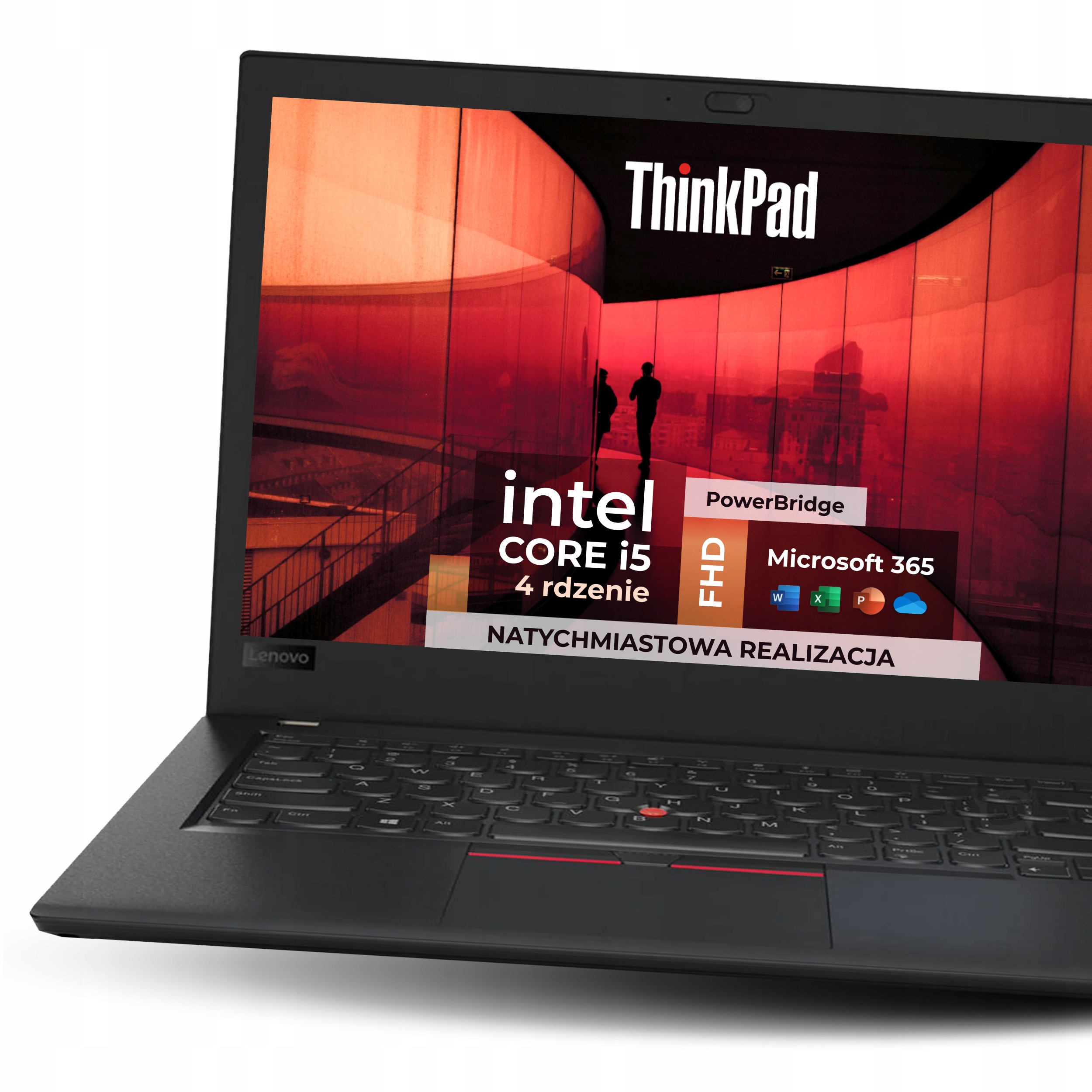 Solidny Laptop Lenovo Thinkpad seria T! HDMI USB-C Windows 11PRO ...