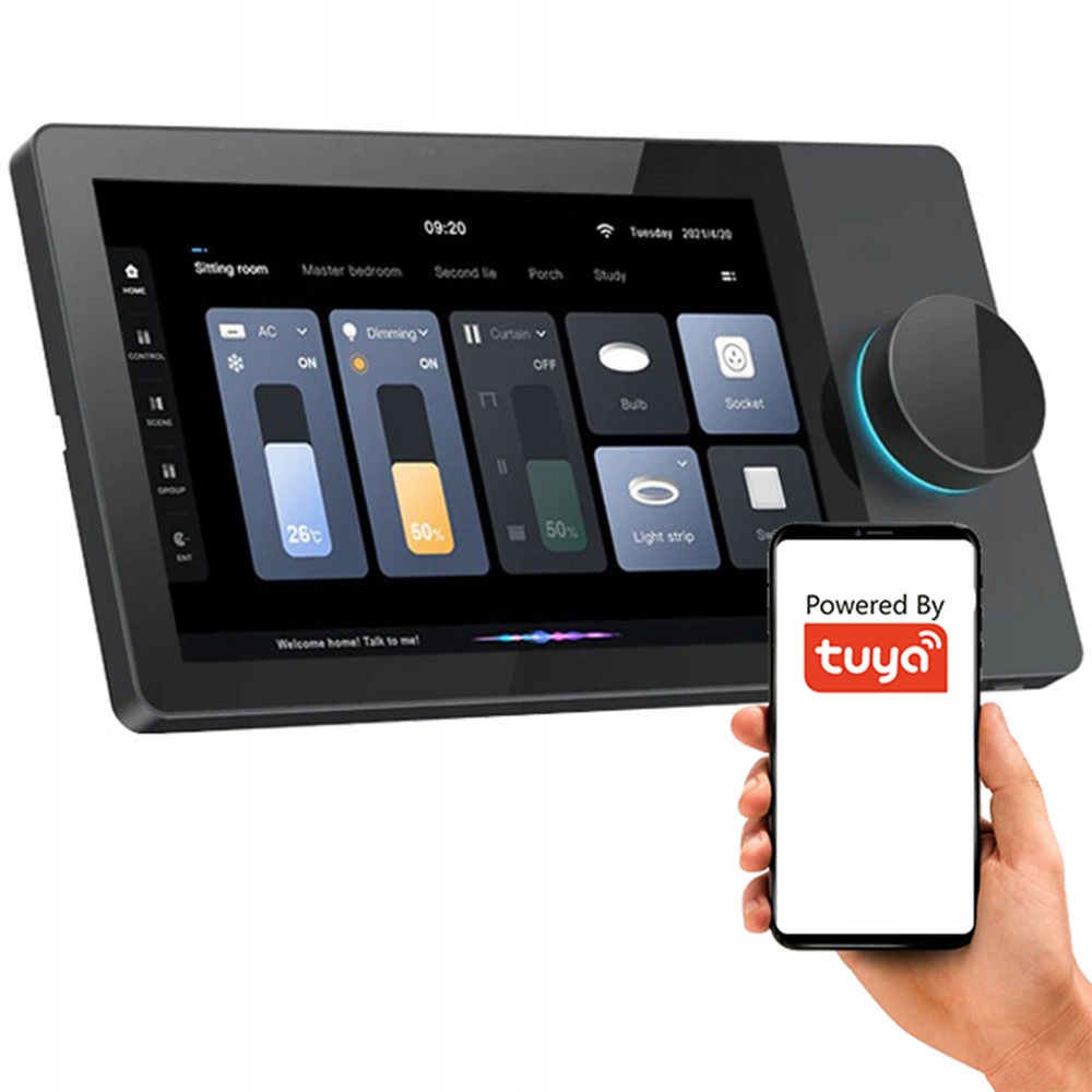 Panel dotykowy 8" Brama ZigBee WiFi Ethernet (Brama ZigBee WiFi Ethernet TUYA) • Cena, Opinie ...