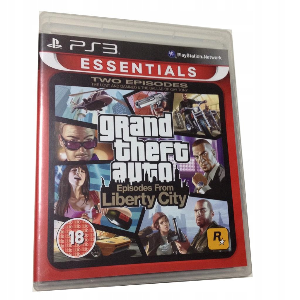 GTA Grand Theft Auto Episodes from Liberty City + Mapa PS3 - Stan ...