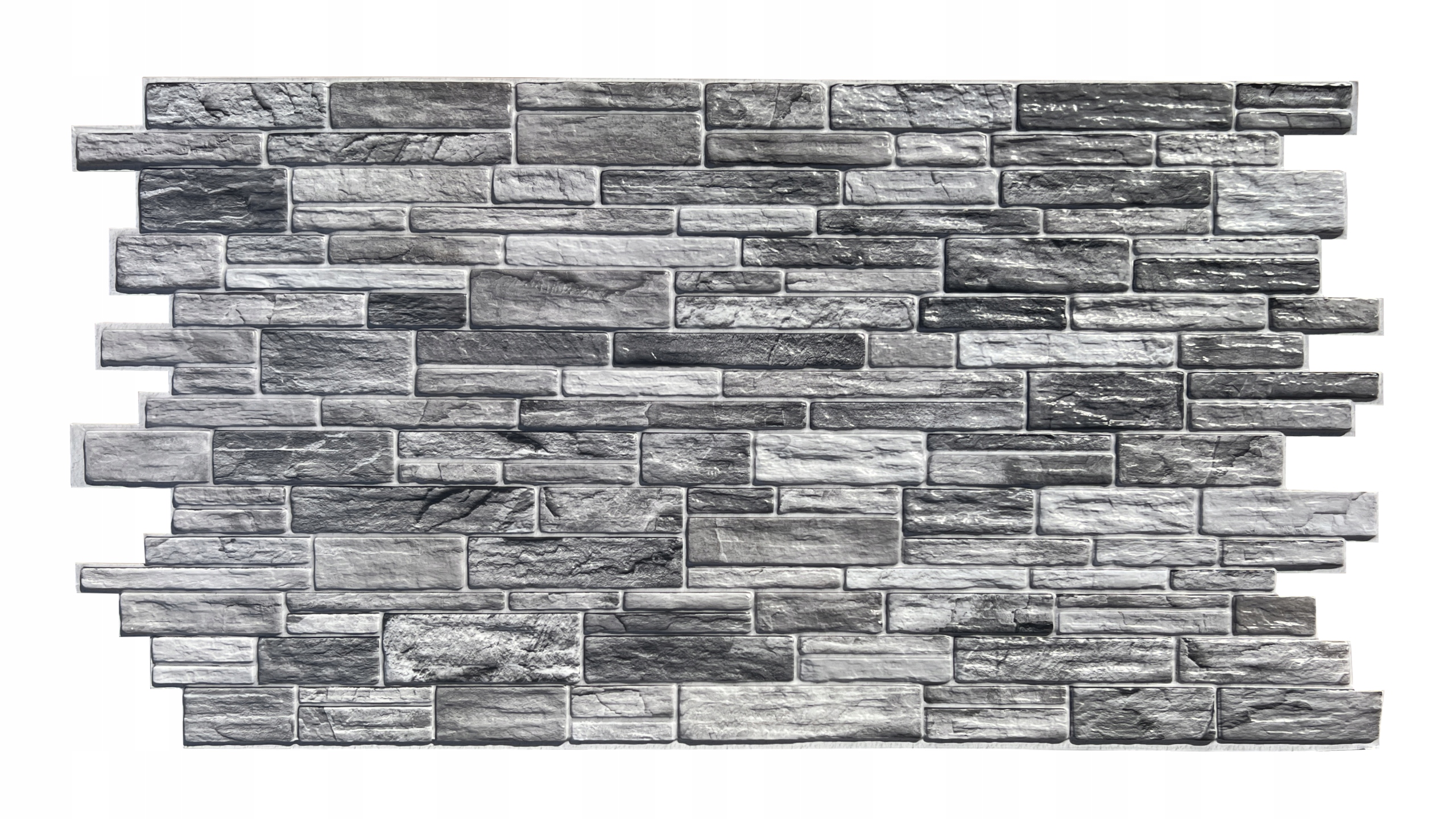 Panele ścienne SAMOPRZYLEPNE KAMIEŃ SZARY panel PCV 3D PVC 0004 ...