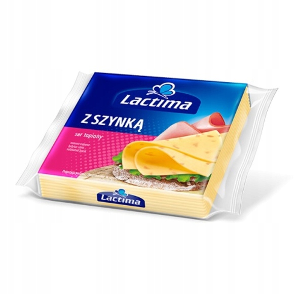 Ser topiony z szynką 130g LACTIMA (5901126000903) • Cena, Opinie • Sery ...