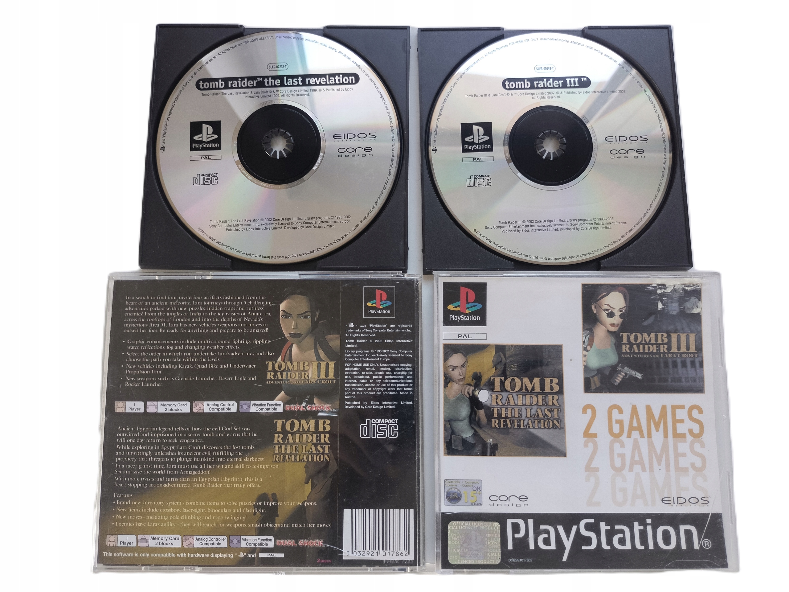 TOMB RAIDER THE LAST REVELATION I TOMB RAIDER III ADVENTURES OF LARA ...